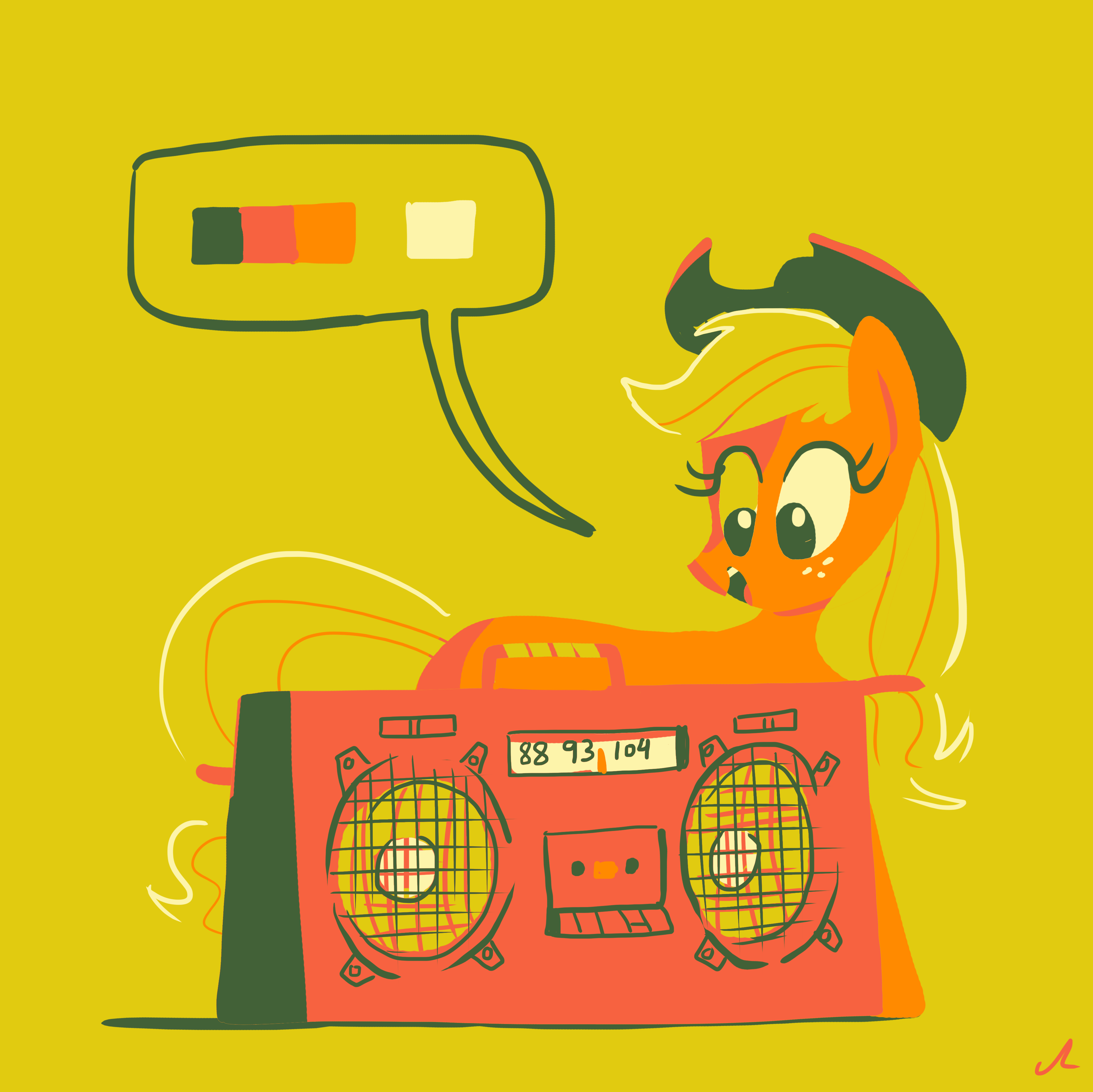 #3460777 - safe, artist:docwario, applejack, earth pony, pony, g4 ...