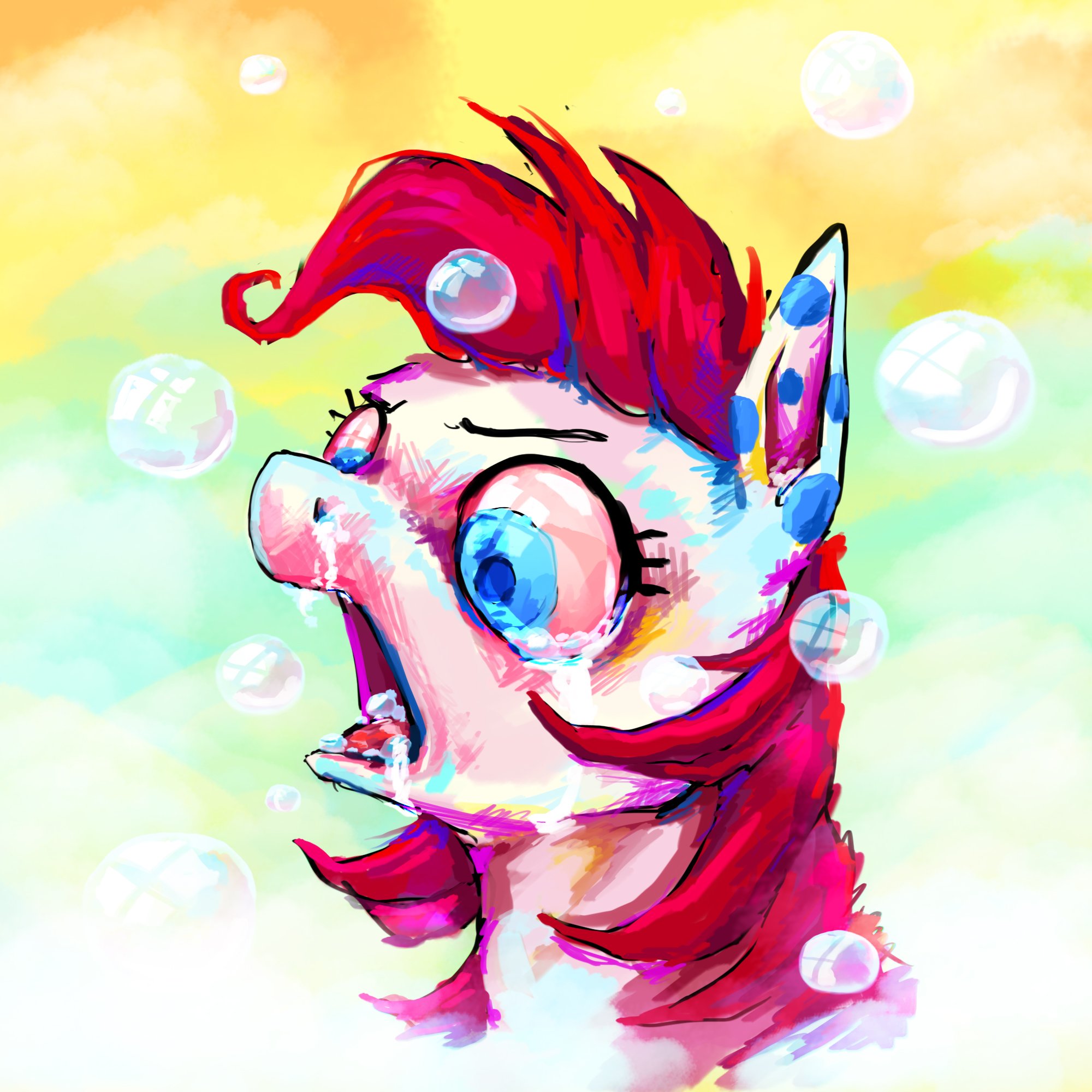 #3462467 - semi-grimdark, artist:baccizoof, oc, oc only, oc:bubblebum, earth pony, pony ...