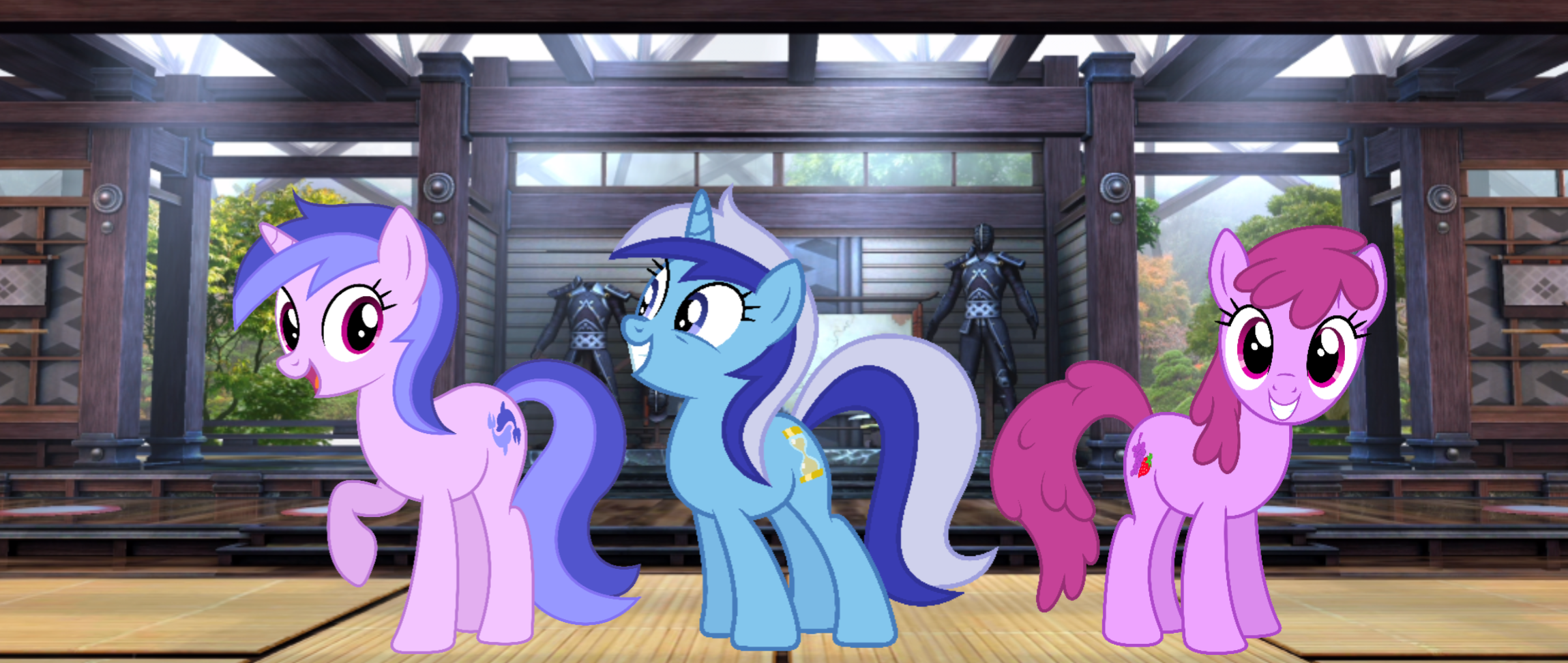 #3463677 - safe, artist:bluemeganium, artist:deratrox, earth pony, pony ...