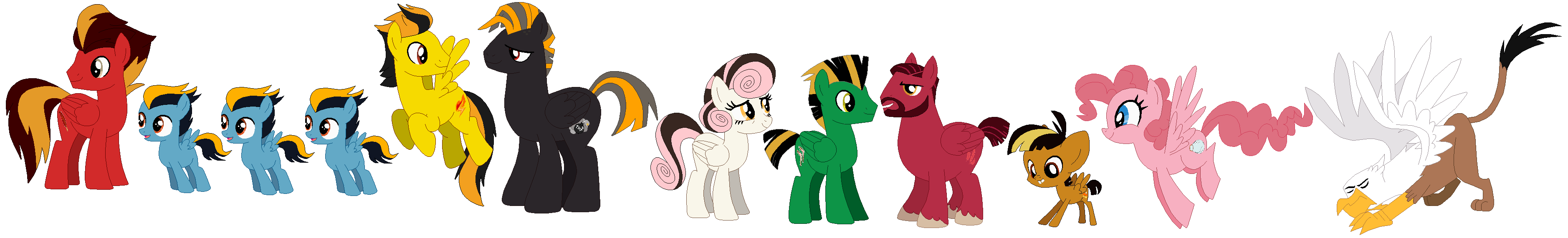 #3465464 - safe, artist:meghan12345, griffon, pegasus, pony, g4, angry ...