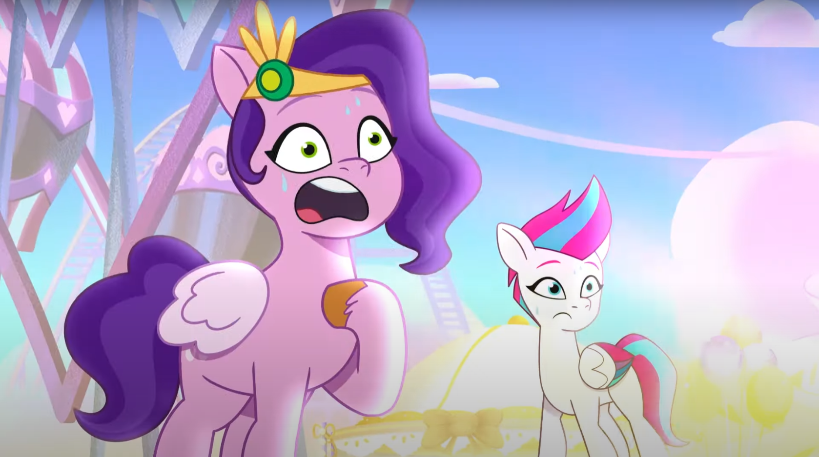 #3466234 - safe, screencap, pipp petals, zipp storm, pegasus, pony, g5, my little pony: tell ...