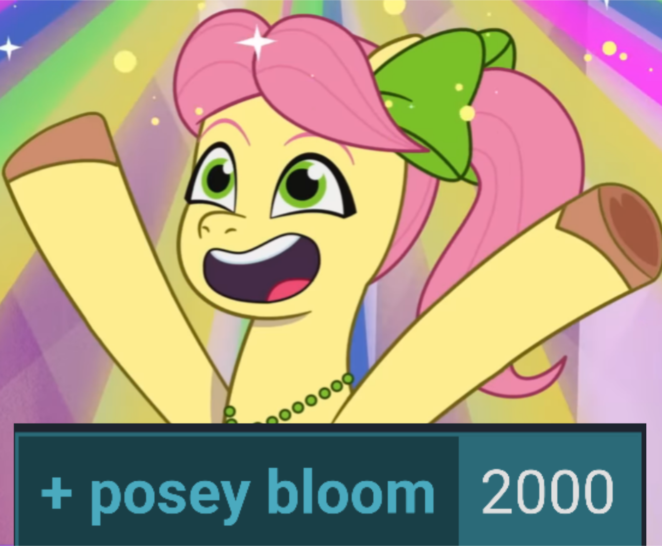 #3454778 - safe, edit, edited screencap, screencap, posey bloom, earth ...