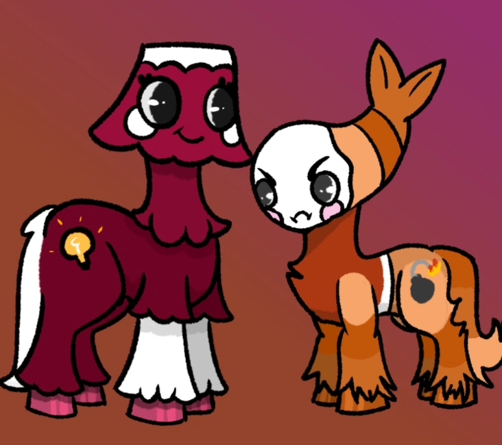 #3468620 - artist needed, safe, part of a set, earth pony, pony, shrimp ...