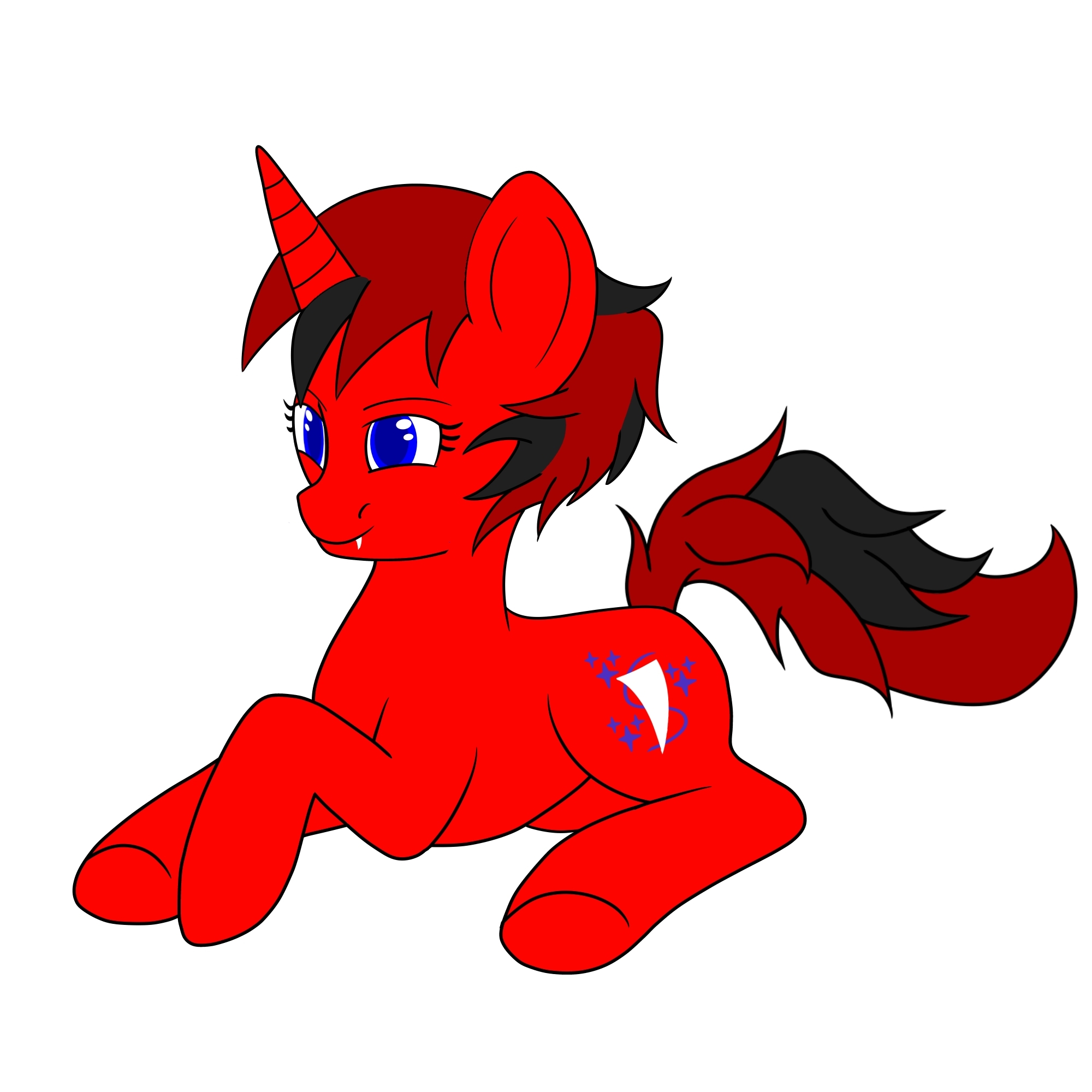 #3470923 - safe, artist:ruchiyoto, oc, oc only, bat pony, pony, unicorn ...