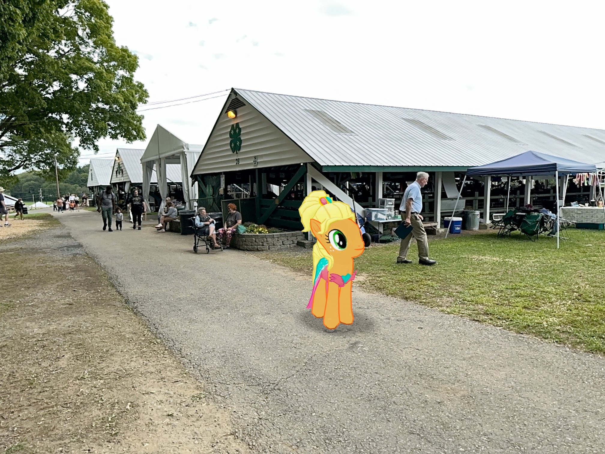 #3472680 - safe, applejack, pony, g4, dutchess county fair, irl, new ...
