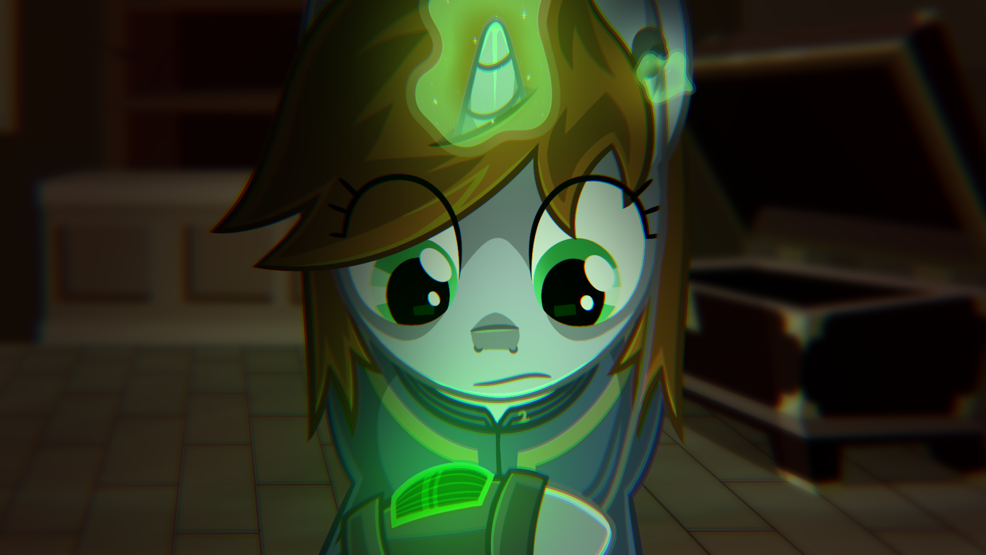 #3472894 - safe, artist:uspen, oc, oc:littlepip, fallout equestria ...