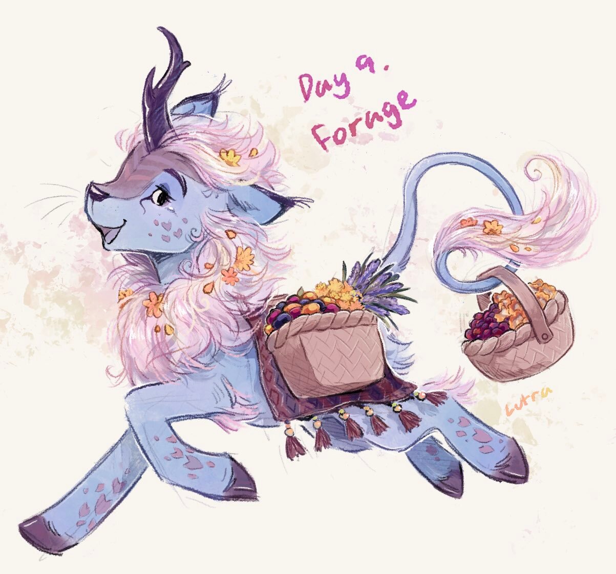 #3474129 - safe, artist:lutraviolet, oc, oc only, oc:forage, kirin ...