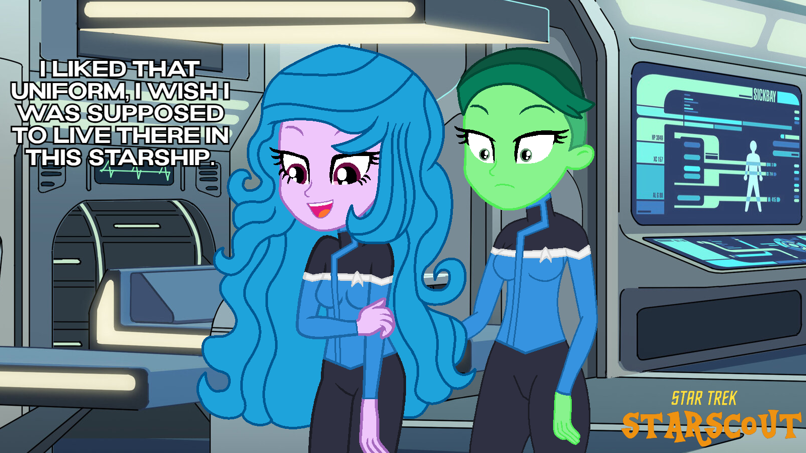 #3458316 - safe, artist:robertsonskywa1, izzy moonbow, alien, human ...