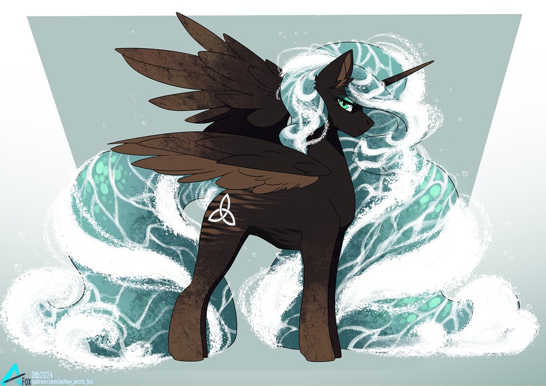 #3458634 - safe, artist:arctic-fox, oc, oc only, alicorn, pony, alicorn oc, horn, solo, wings ...