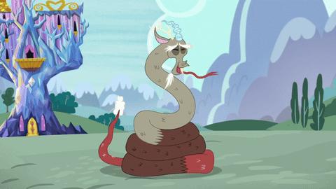 #3484660 - safe, screencap, discord, snake, g4, my little pony ...