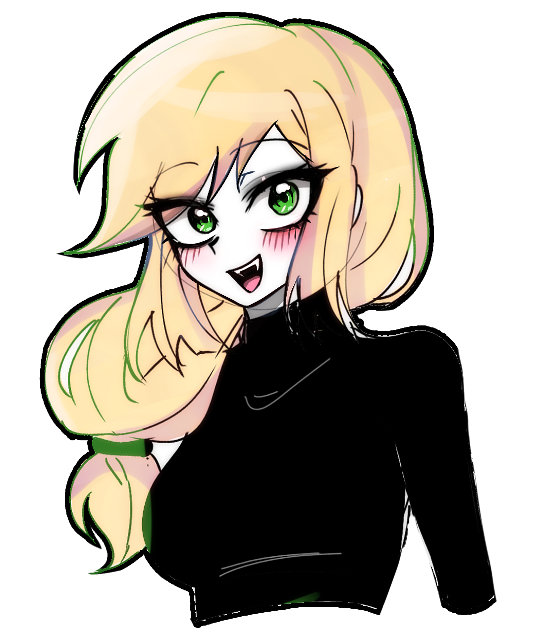 #3484733 - safe, artist:pulse, applejack, human, undead, vampire ...