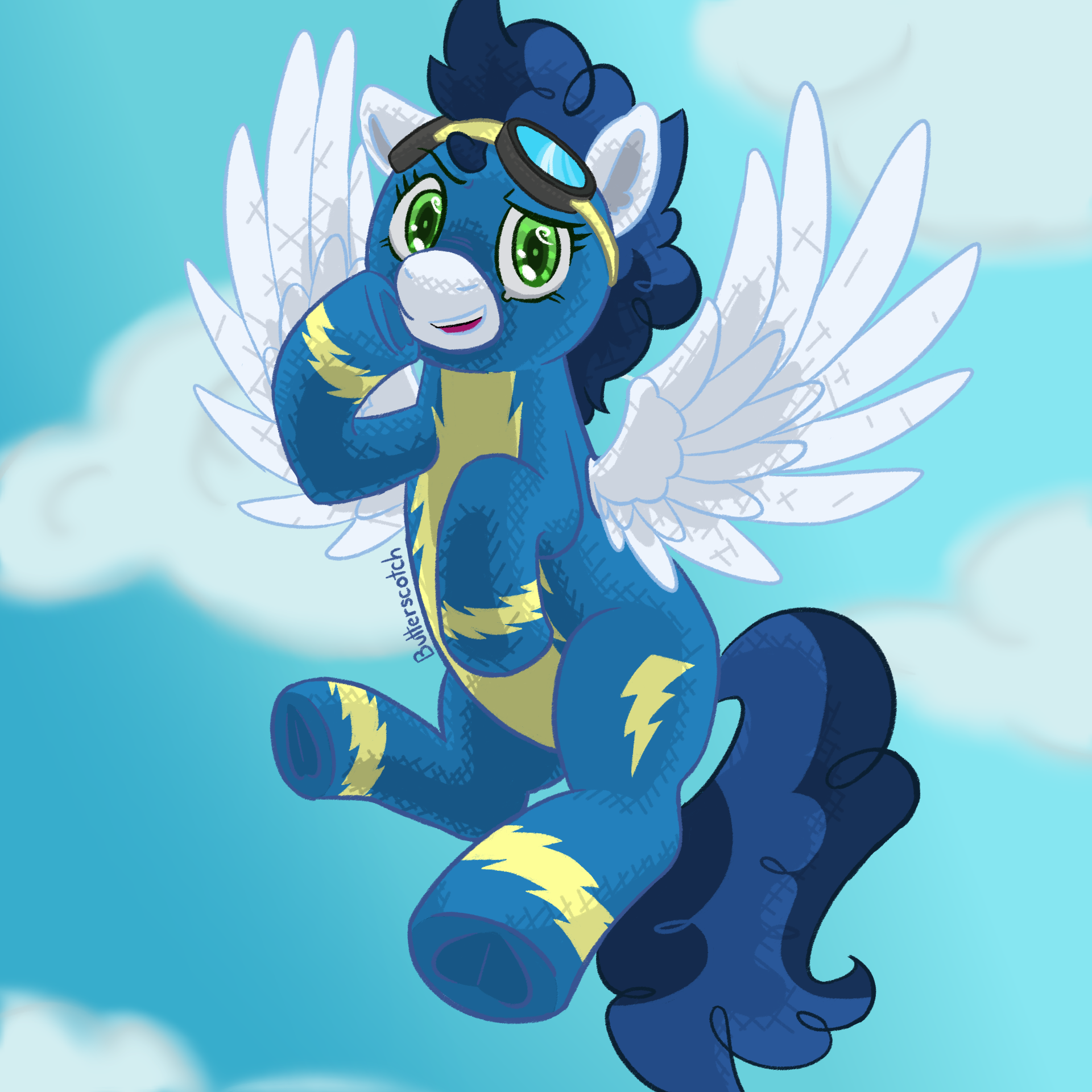 #3485262 - safe, artist:_butterscotch, high winds, pegasus, pony, g4 ...