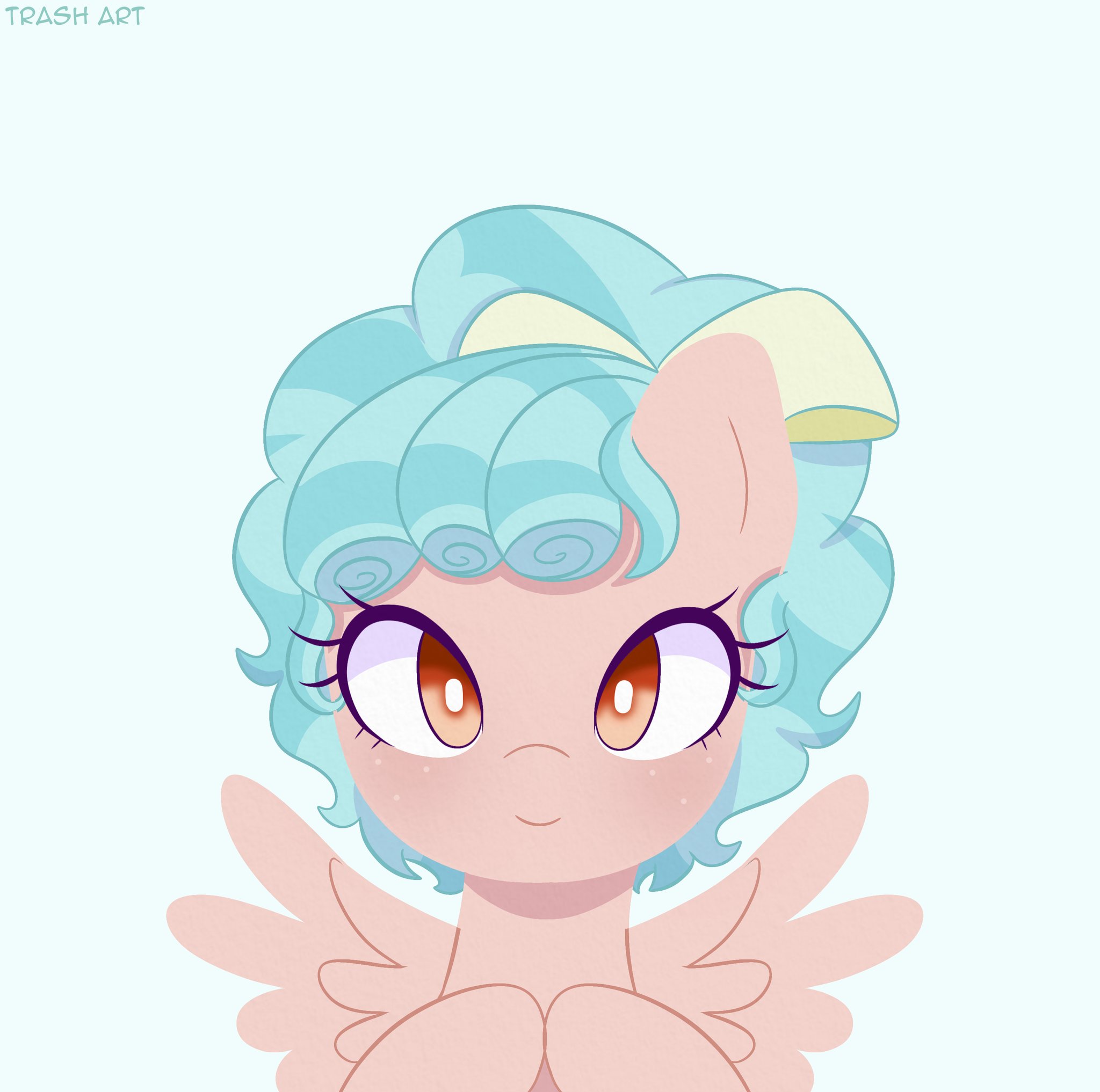 #3485304 - safe, artist:eltrash_art6, cozy glow, pegasus, pony, g4 ...
