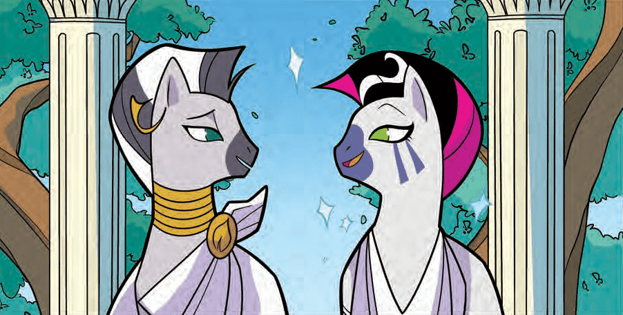 #3485986 - safe, idw, marini, zecora, zebra, g4, my little pony ...