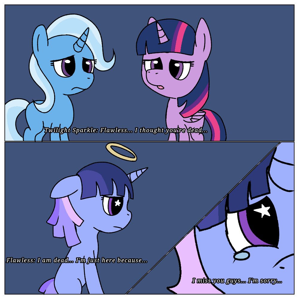 #3486689 - safe, artist:symphonydawn3, trixie, twilight sparkle, oc, oc ...