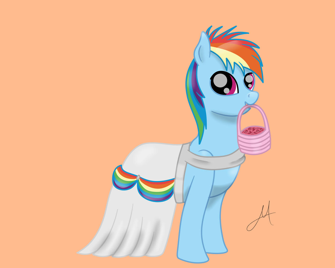 #3486913 - safe, artist:yinmai, rainbow dash, pegasus, pony, g4, basket ...