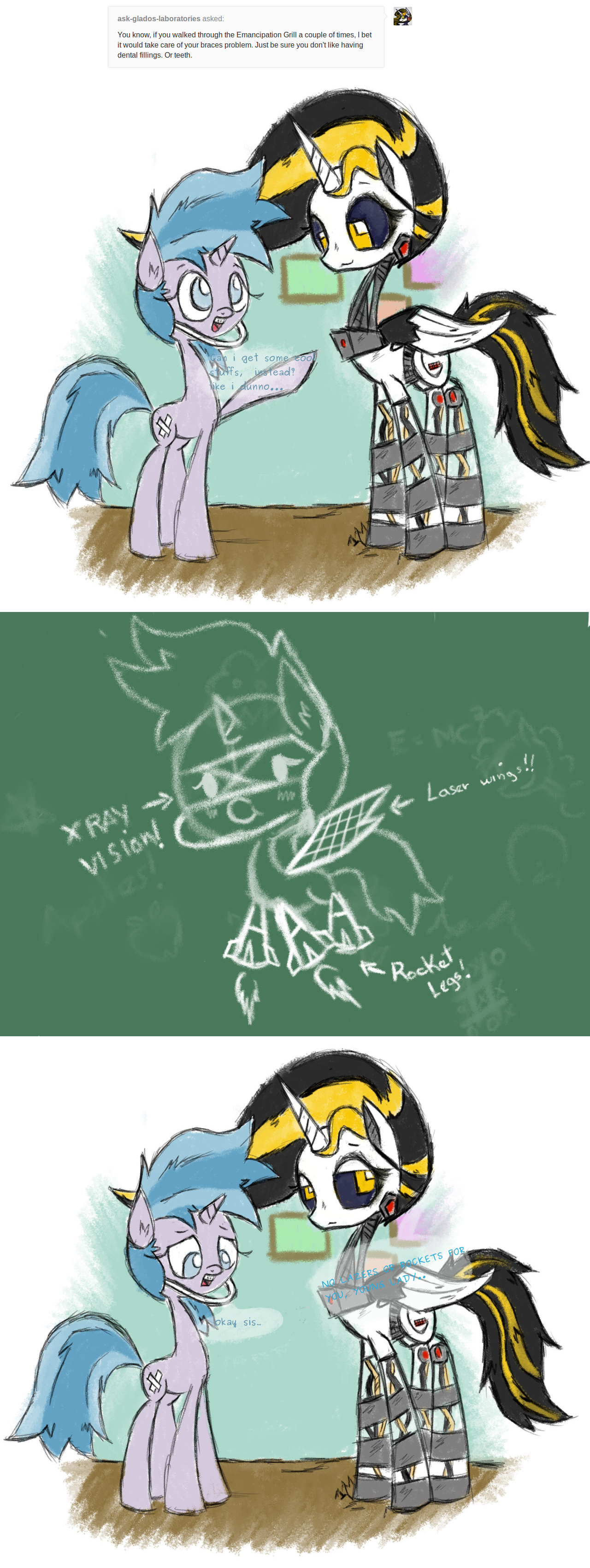 #3486965 - safe, artist:askaponywithbraces, pearly whites, oc, alicorn ...