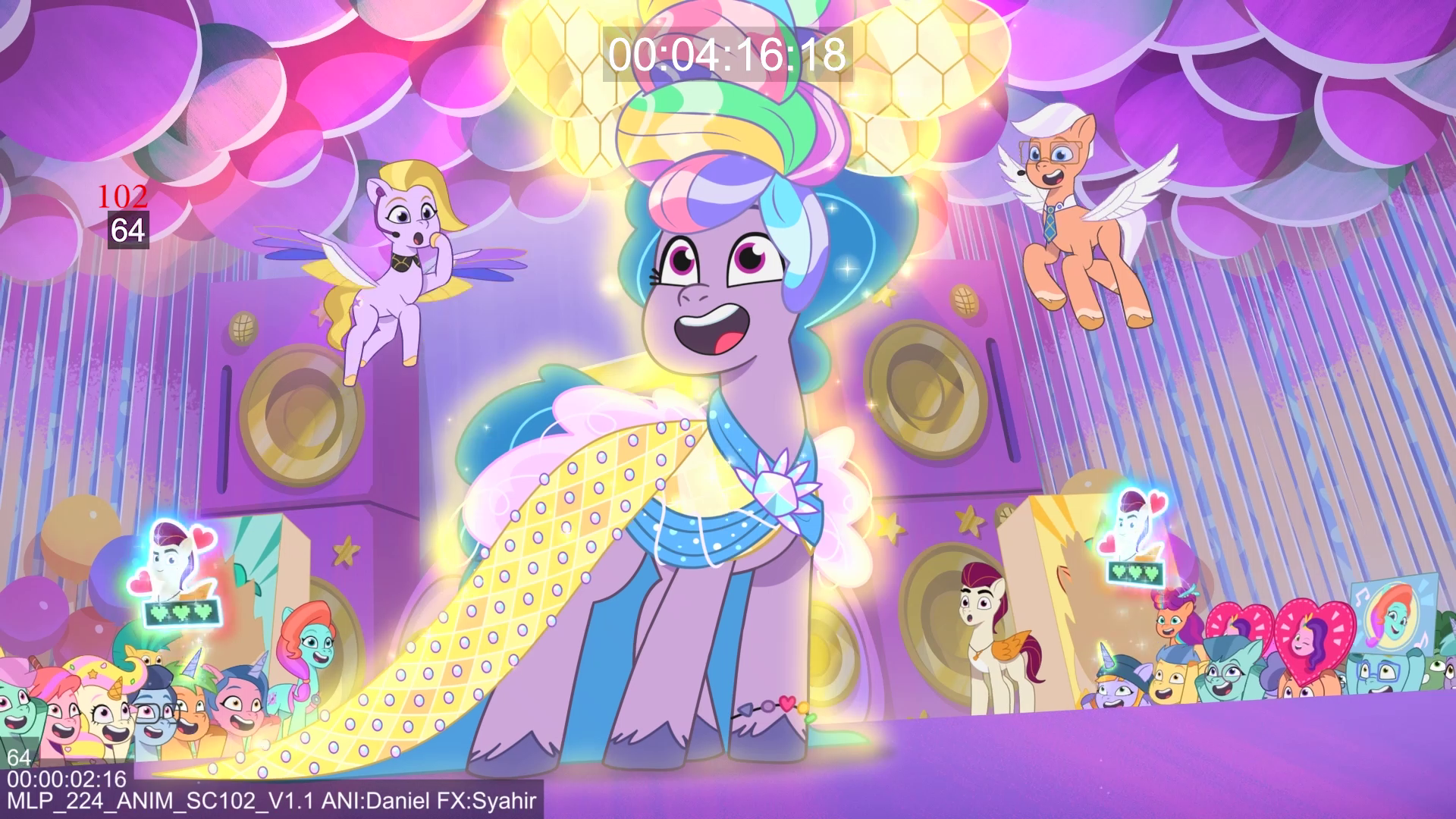 #3487350 - safe, screencap, berries (g5), dazzle feather, delightful trifle, feather clips ...