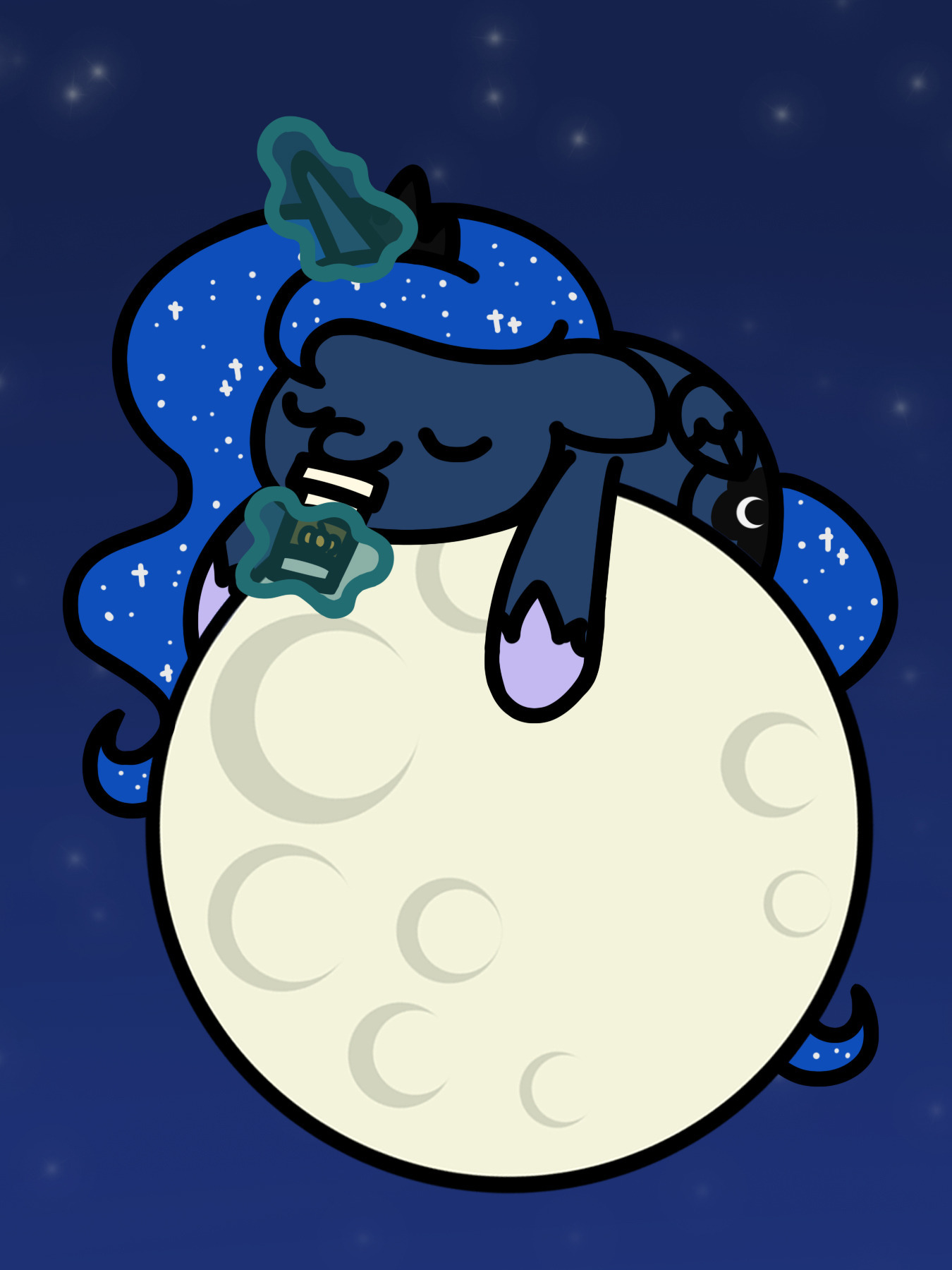 #3487531 - safe, artist:flutterluv, princess luna, alicorn, pony ...