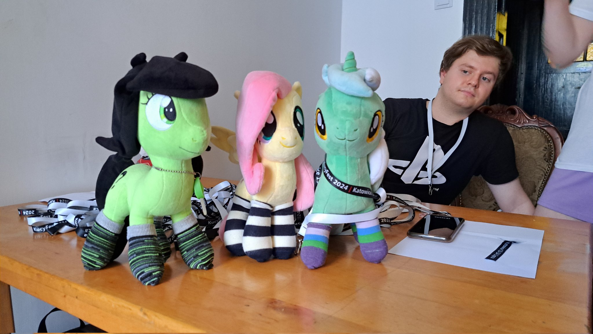 #3488479 - safe, fluttershy, lyra heartstrings, oc, oc:filly anon ...