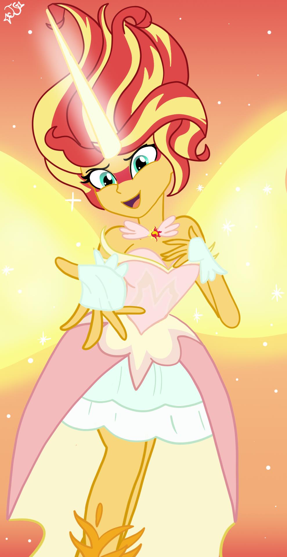 #3489728 - safe, artist:jenna56, sunset shimmer, human, equestria girls, g4, daydream shimmer ...