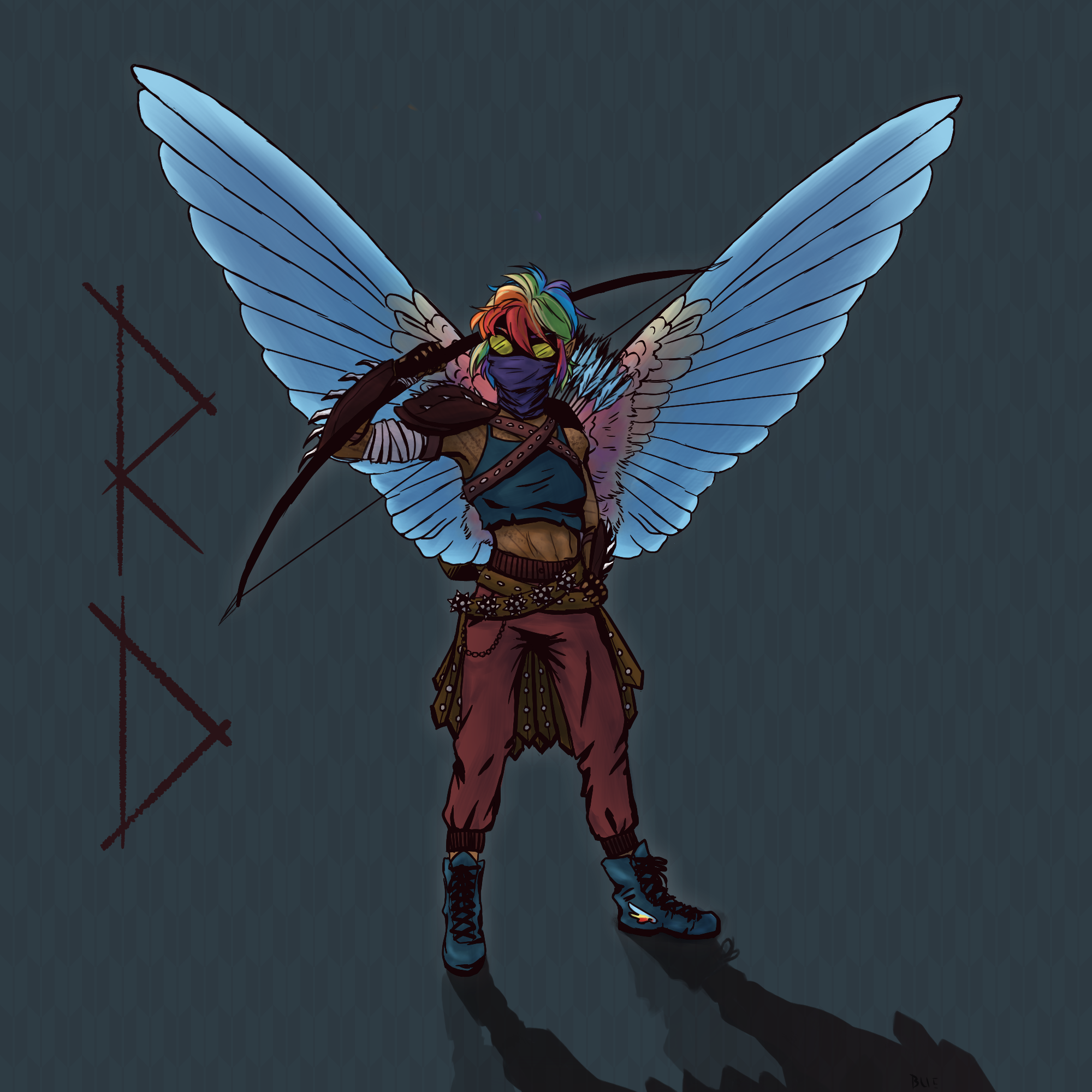 #3490197 - safe, artist:pjj0, rainbow dash, human, g4, abstract ...