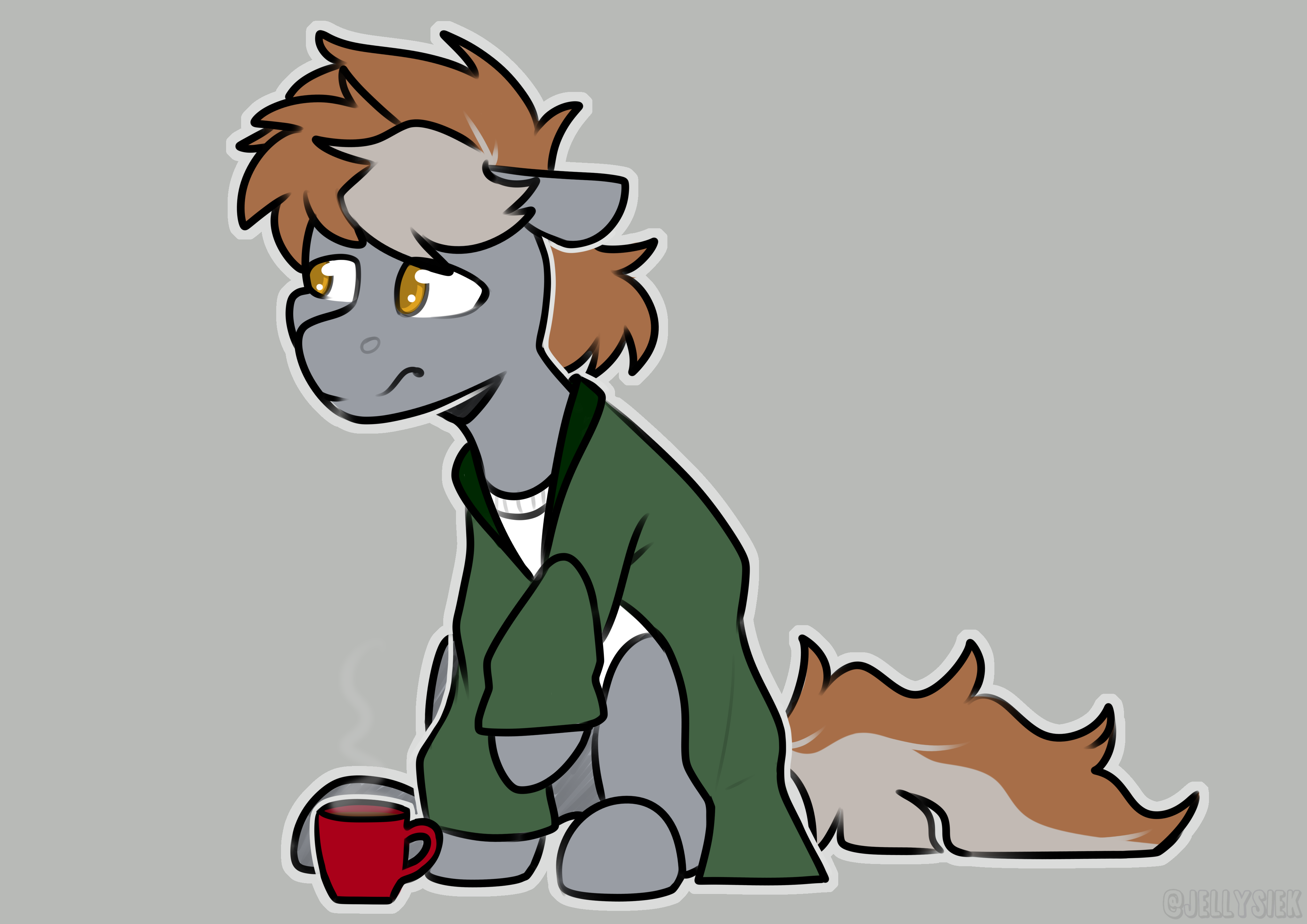 #3490240 - safe, artist:jellysketch, oc, oc only, oc:radan, earth pony ...