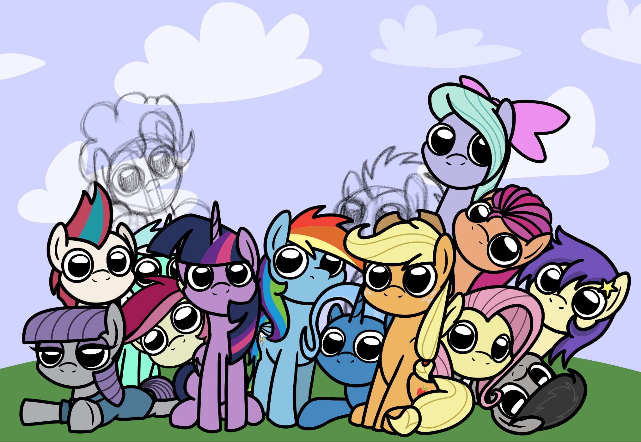 #3491302 - safe, artist:ewoudcponies, applejack, doctor whooves ...