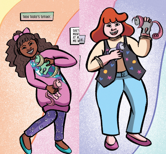 #3491984 - safe, idw, official comic, blossom, cotton candy (g1), minty ...