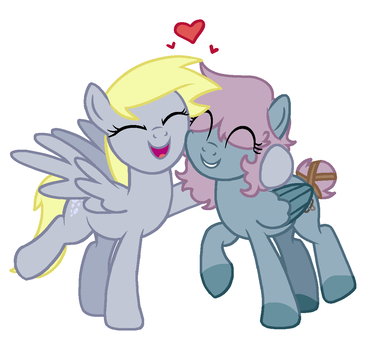 #3492056 - safe, artist:brynnstic, artist:elementbases, derpy hooves, oc, oc:moonrise glimmers ...