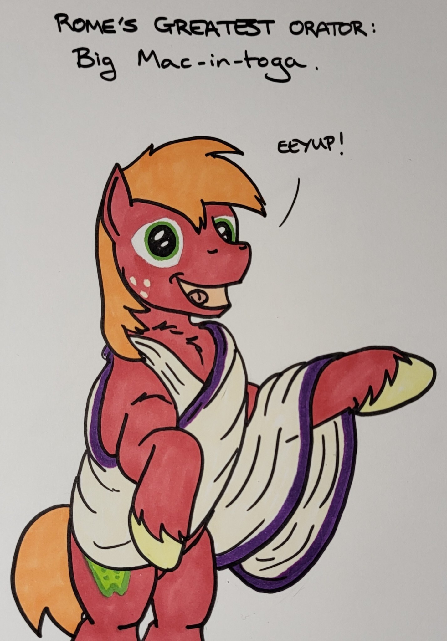 #3492066 - safe, artist:hoofclid, big macintosh, earth pony, pony, g4 ...