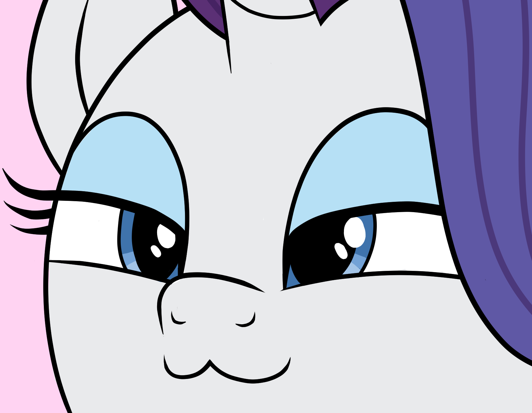 #3492118 - safe, artist:vomitvomiting, rarity, pony, g4, :3, close-up ...