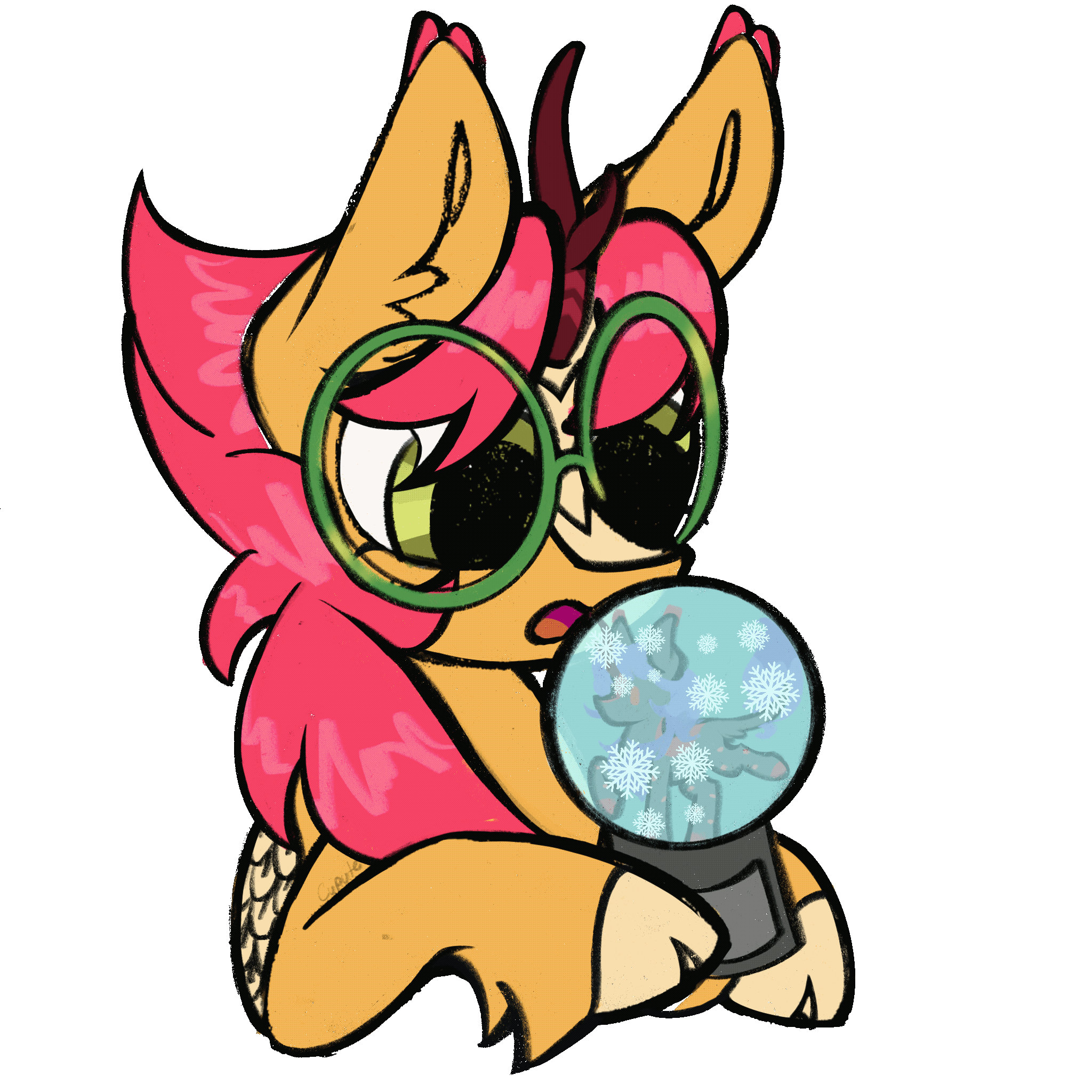 #3493800 - safe, artist:cupute, oc, oc:amber phoenix, oc:ruby ash ...