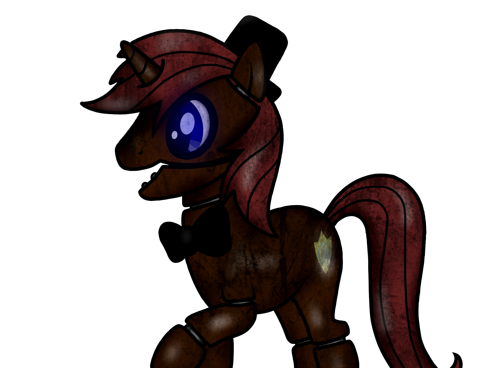 #3494697 - semi-grimdark, oc, oc only, oc:psyc lulamoon, pony, robot ...