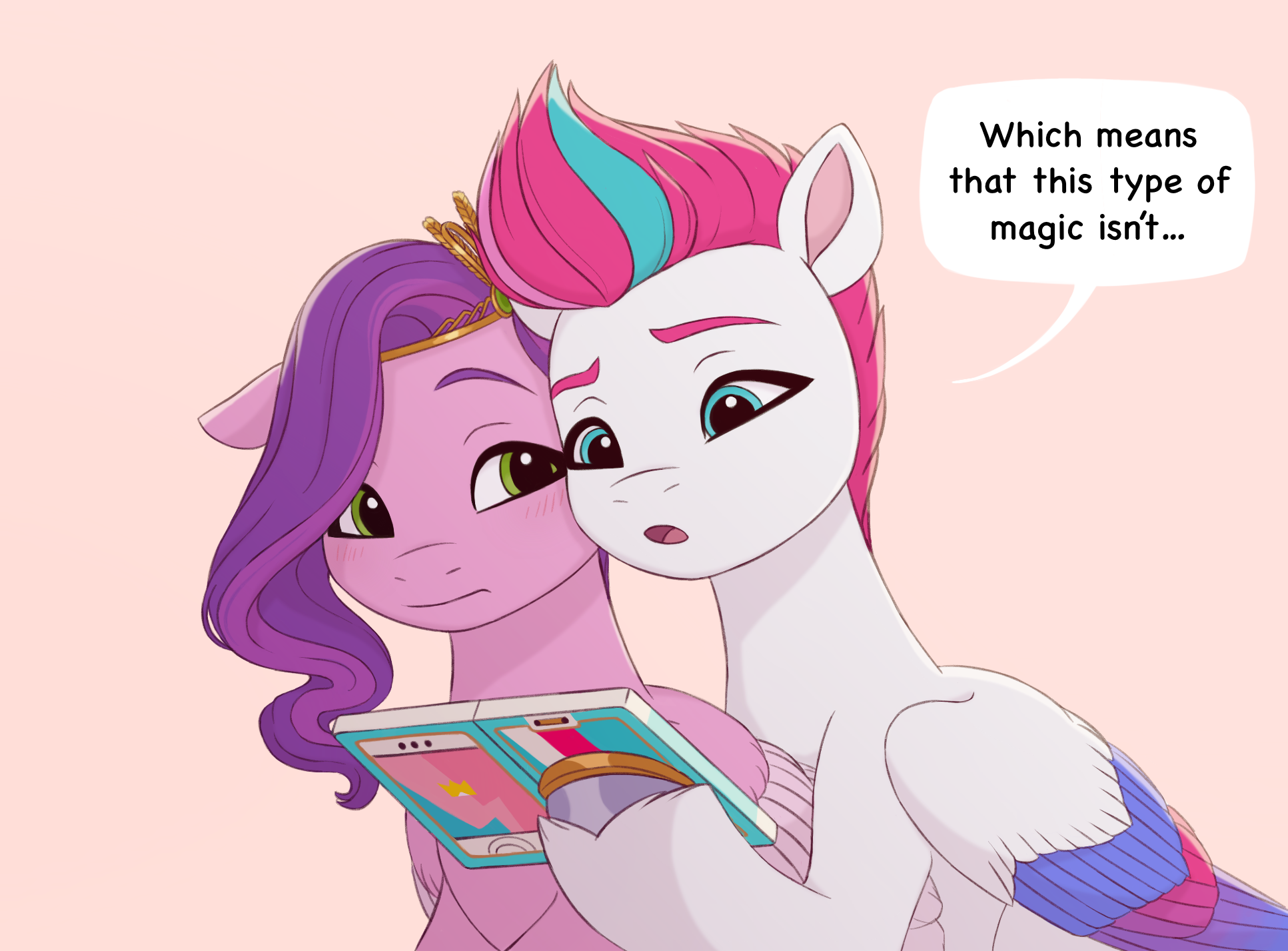 #3495441 - safe, artist:zephyrcrocus, pipp petals, zipp storm, pegasus ...