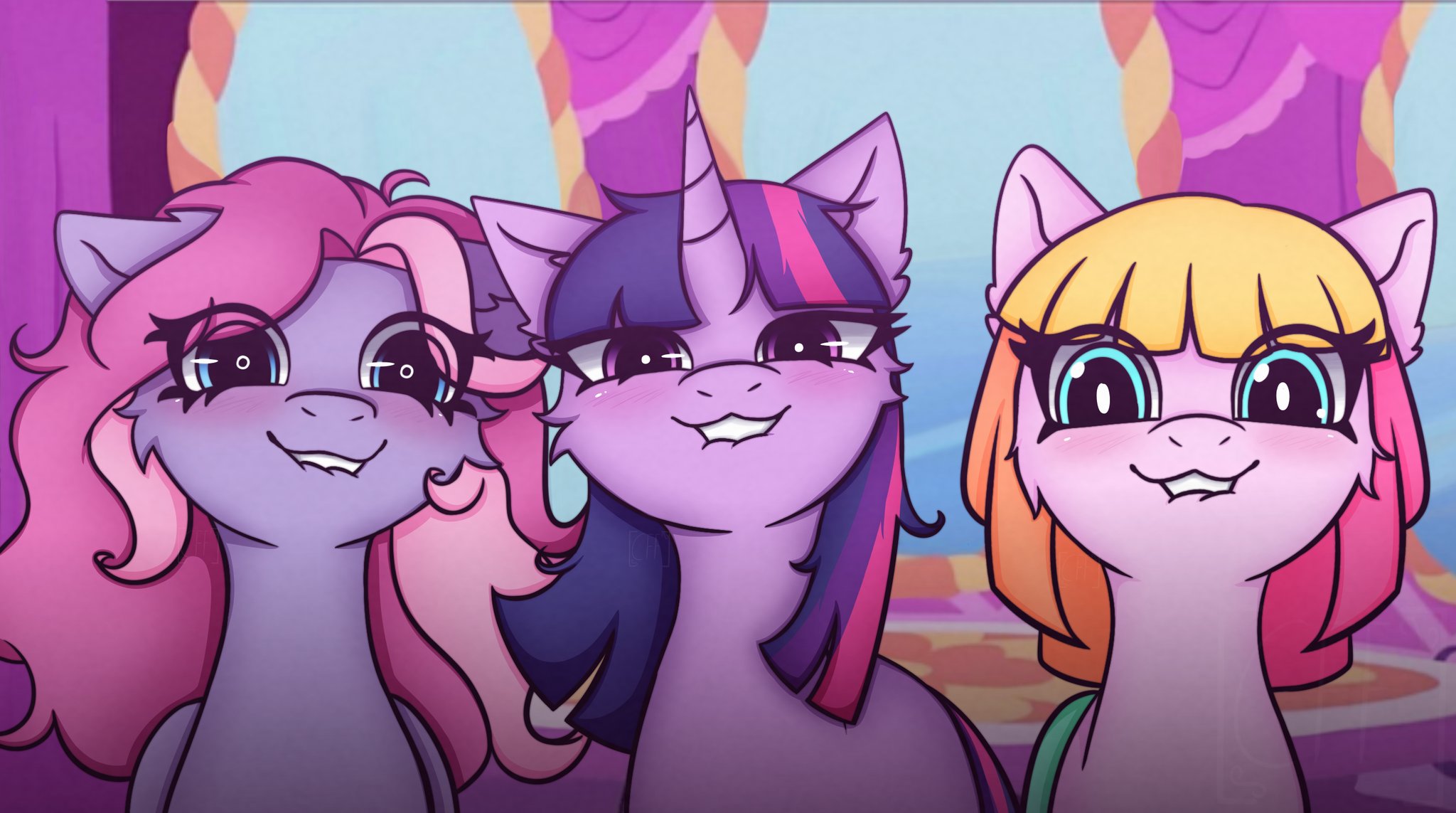 #3496568 - safe, artist:cff, starsong, toola-roola, twilight sparkle ...