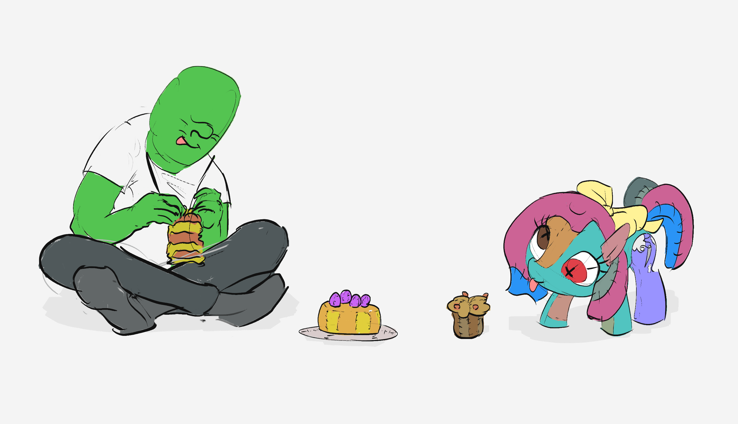 #3482039 - safe, oc, oc only, oc:anon, oc:silly stuffing, earth pony ...