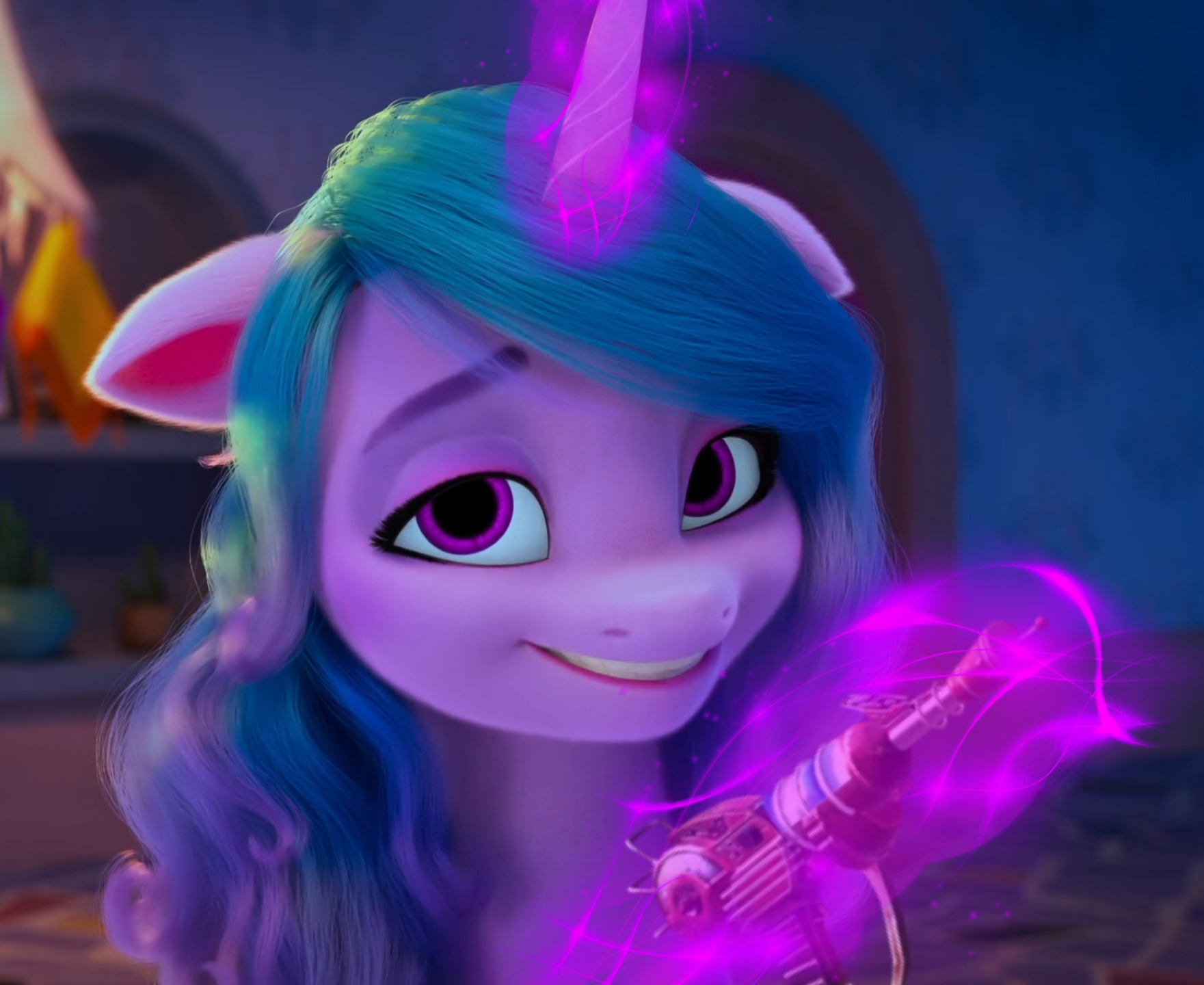 #3482643 - safe, artist:tom artista, edit, edited screencap, screencap, izzy moonbow, pony, g5 ...