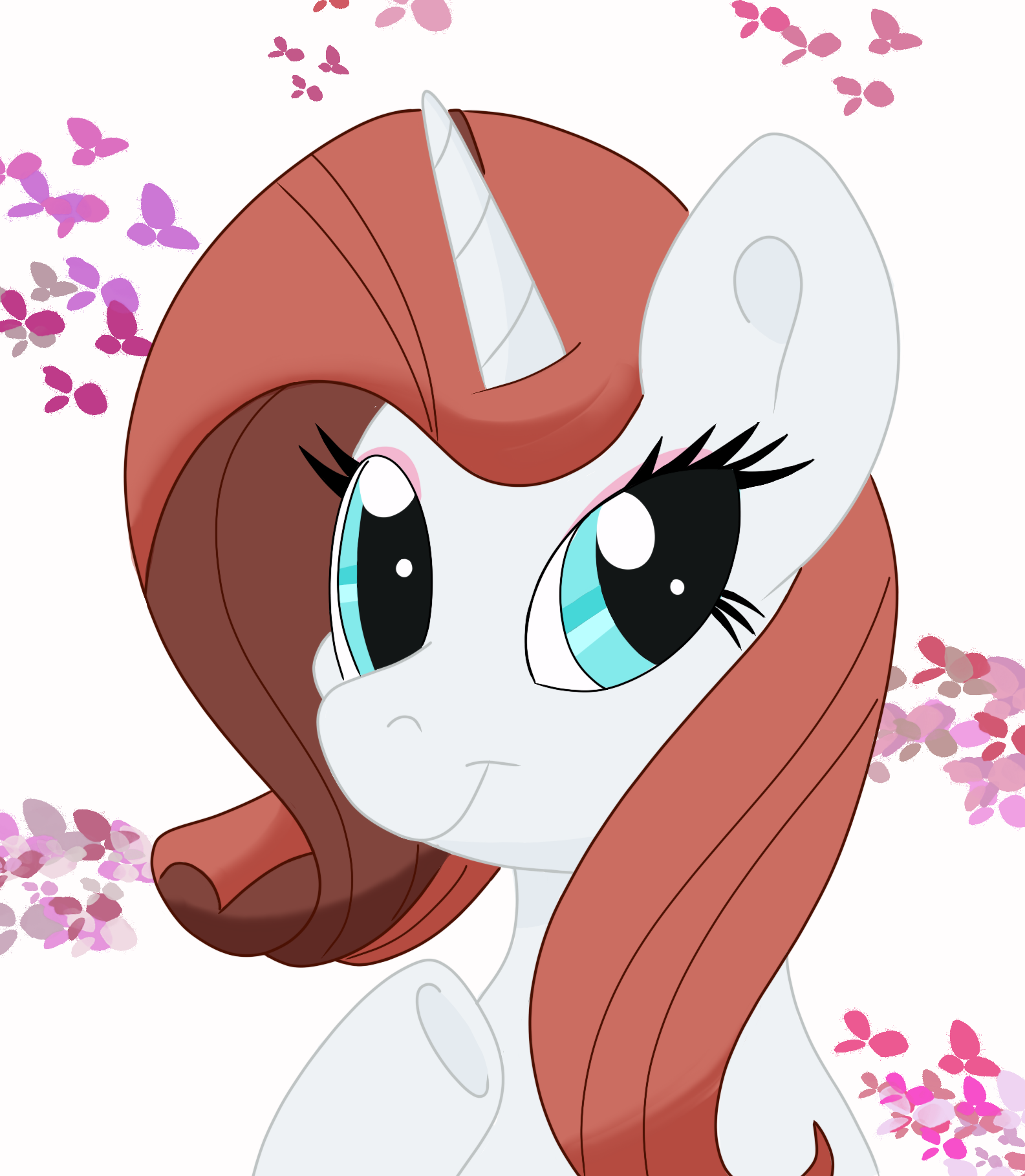 #3483436 - safe, artist:sparkly-retsuko, oc, oc only, oc:day flower, pony, unicorn, female, horn ...