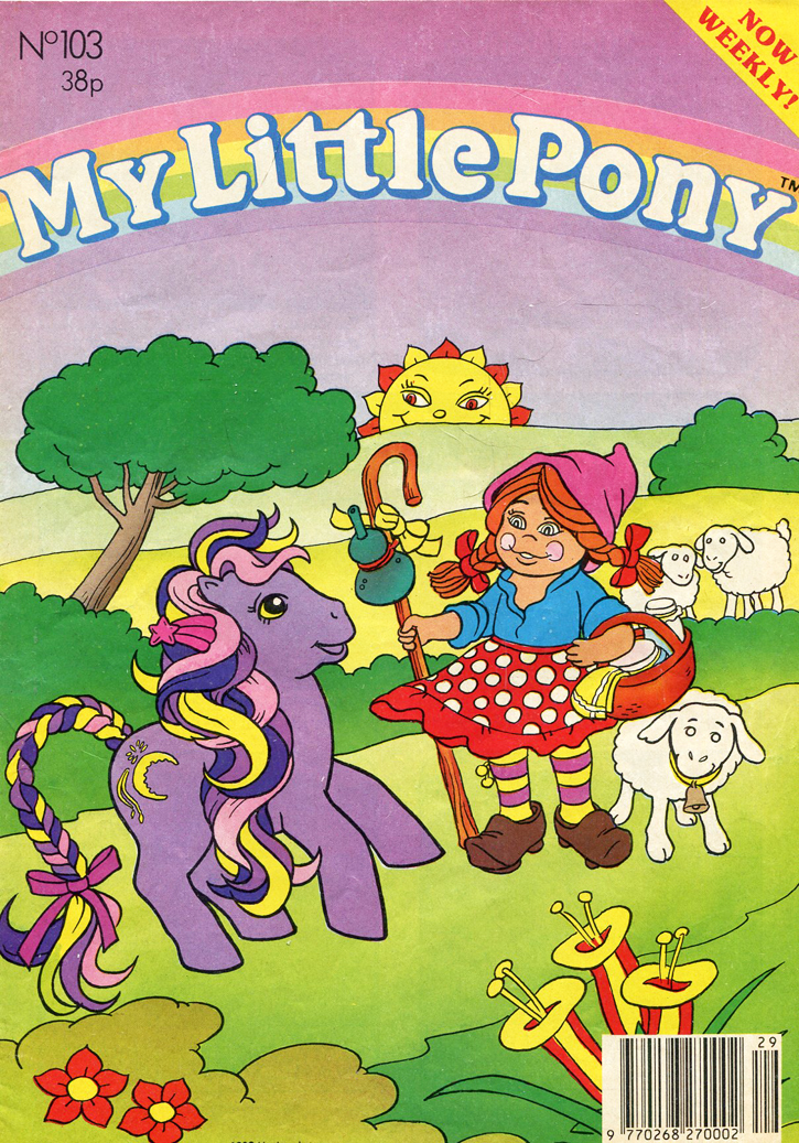 #3499560 - safe, official comic, ringlets (g1), earth pony, human, lamb ...