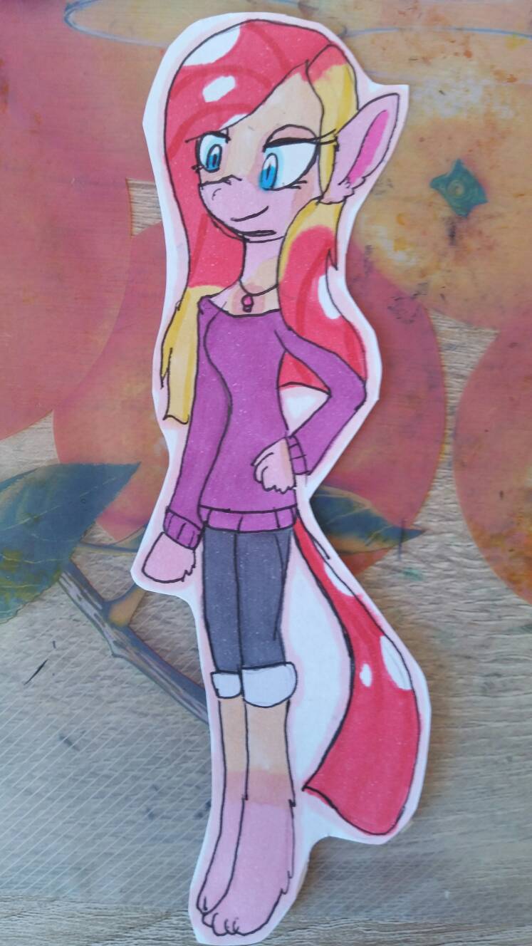 #3505404 - safe, artist:toffee-the-dingo, pinkie pie, earth pony, human ...