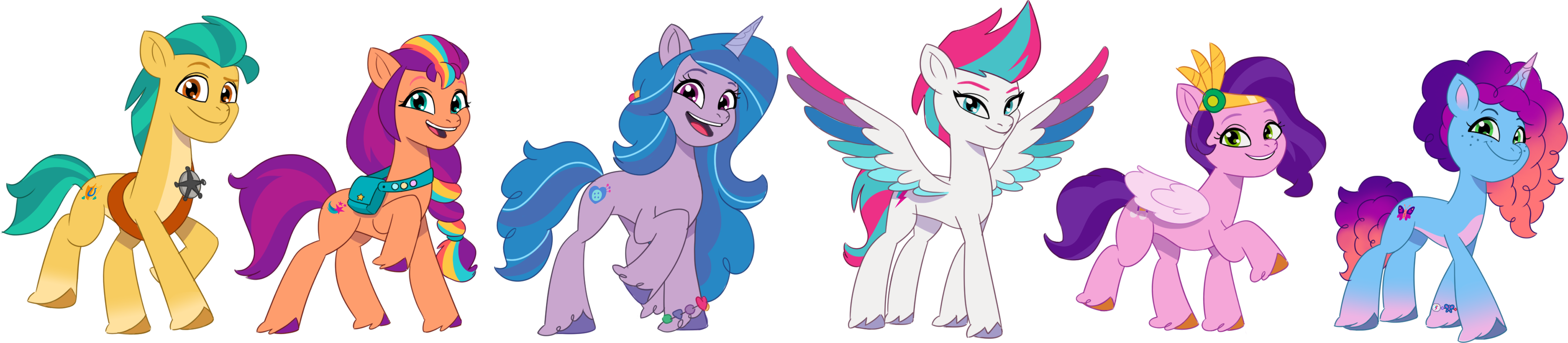 #3505764 - safe, hitch trailblazer, izzy moonbow, misty brightdawn, pipp petals, sunny starscout ...