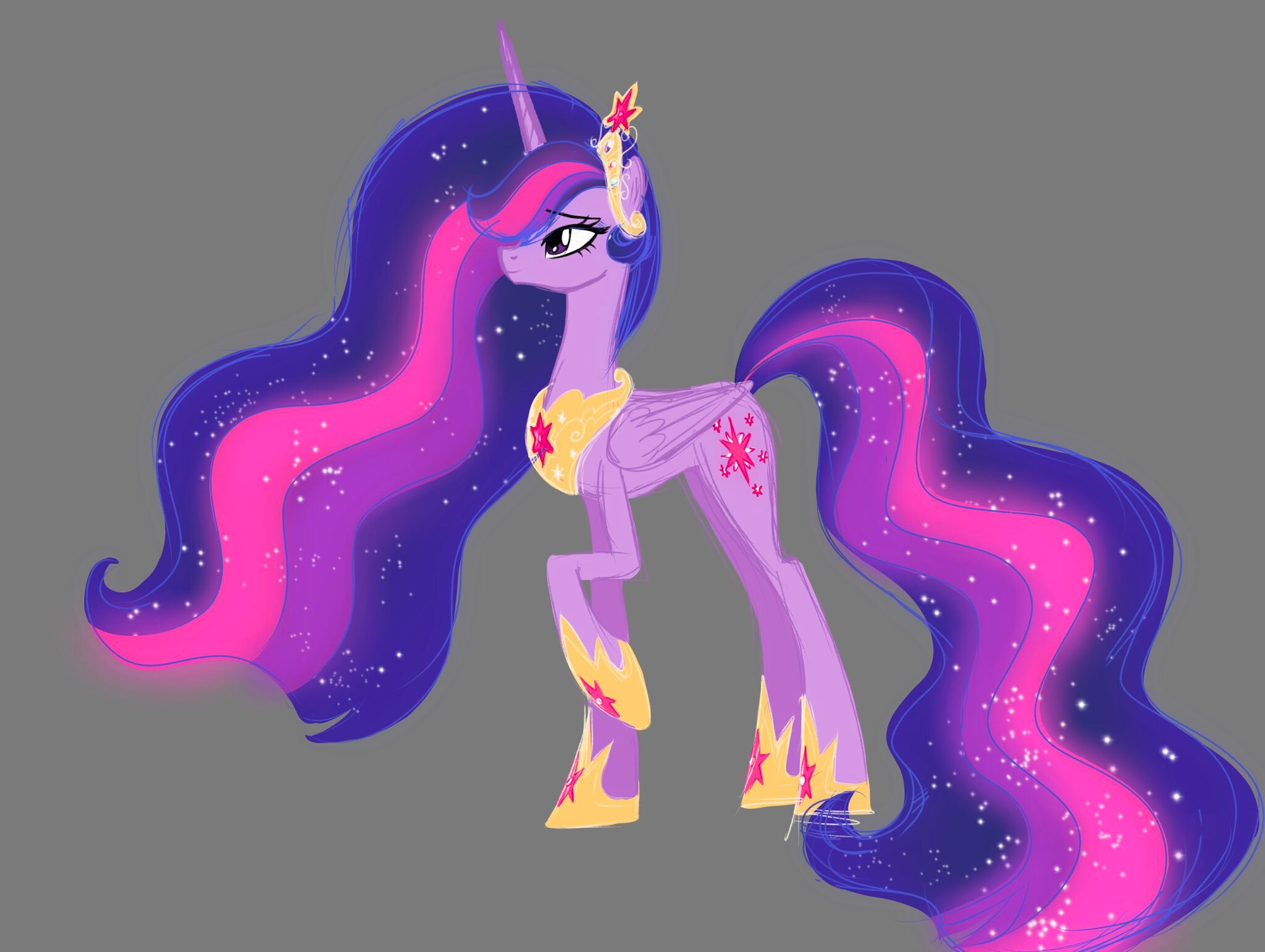 #3505953 - safe, artist:rhapsody, twilight sparkle, alicorn, pony, g4, alternate design ...