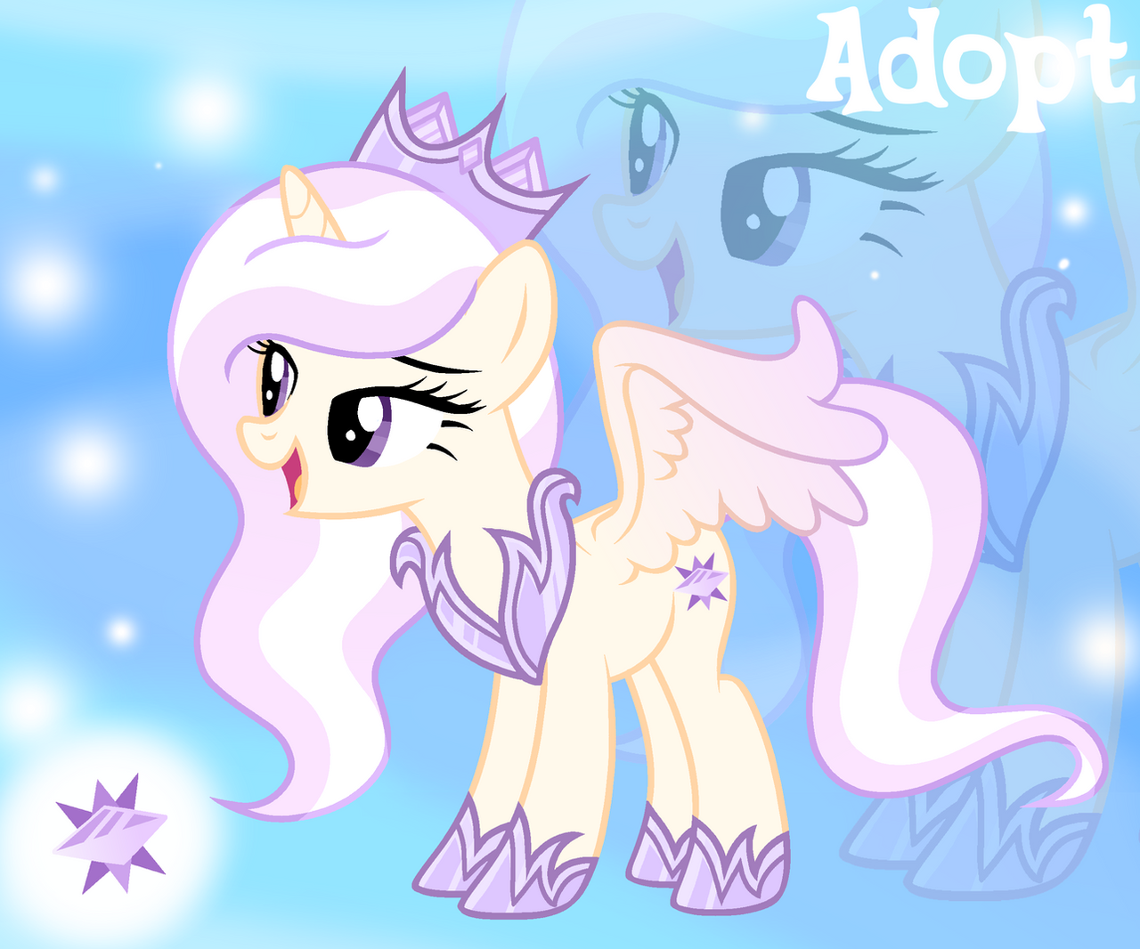 #3506129 - safe, artist:vi45, oc, alicorn, pony, crown, female, jewelry, mare, regalia, solo ...