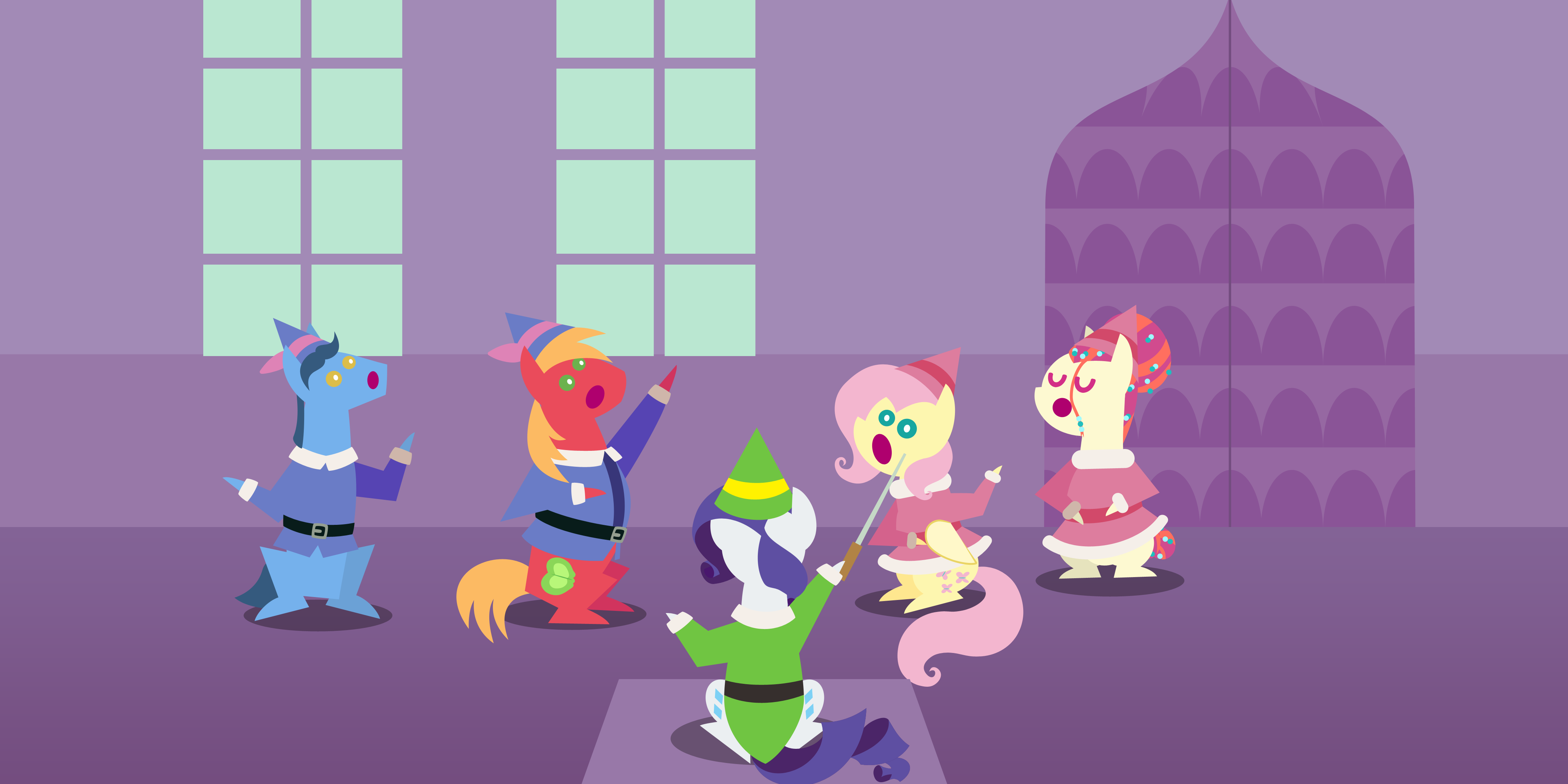 #3506255 - safe, anonymous artist, big macintosh, fluttershy, rarity ...