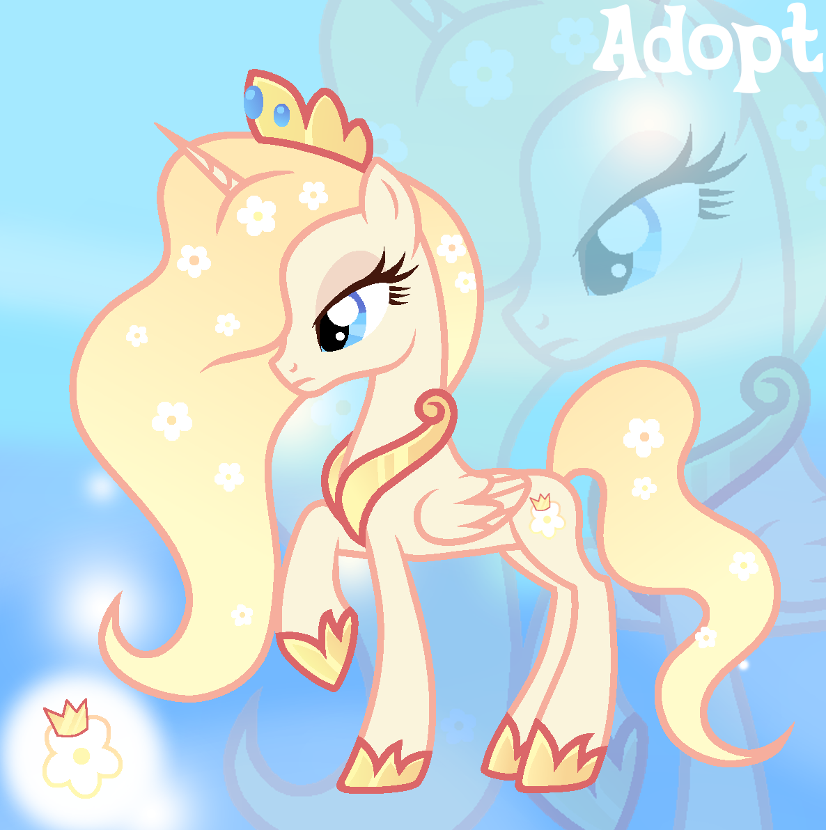 #3506728 - safe, artist:vi45, oc, oc only, alicorn, pony, adoptable, alicorn oc, base used, blue ...