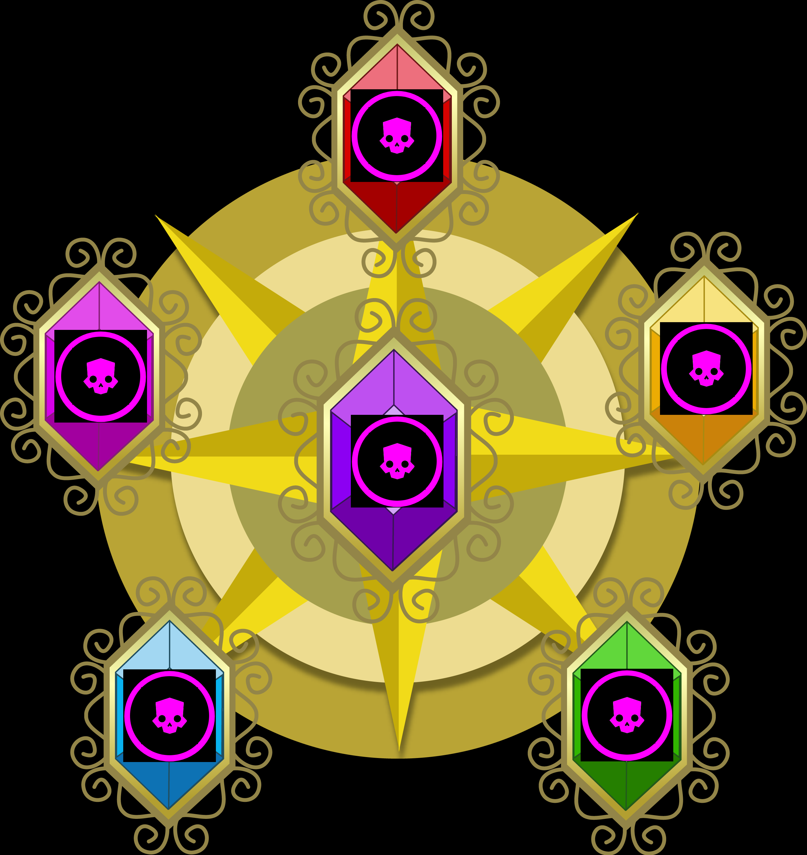 #3509136 - safe, g4, black background, element of generosity, element ...