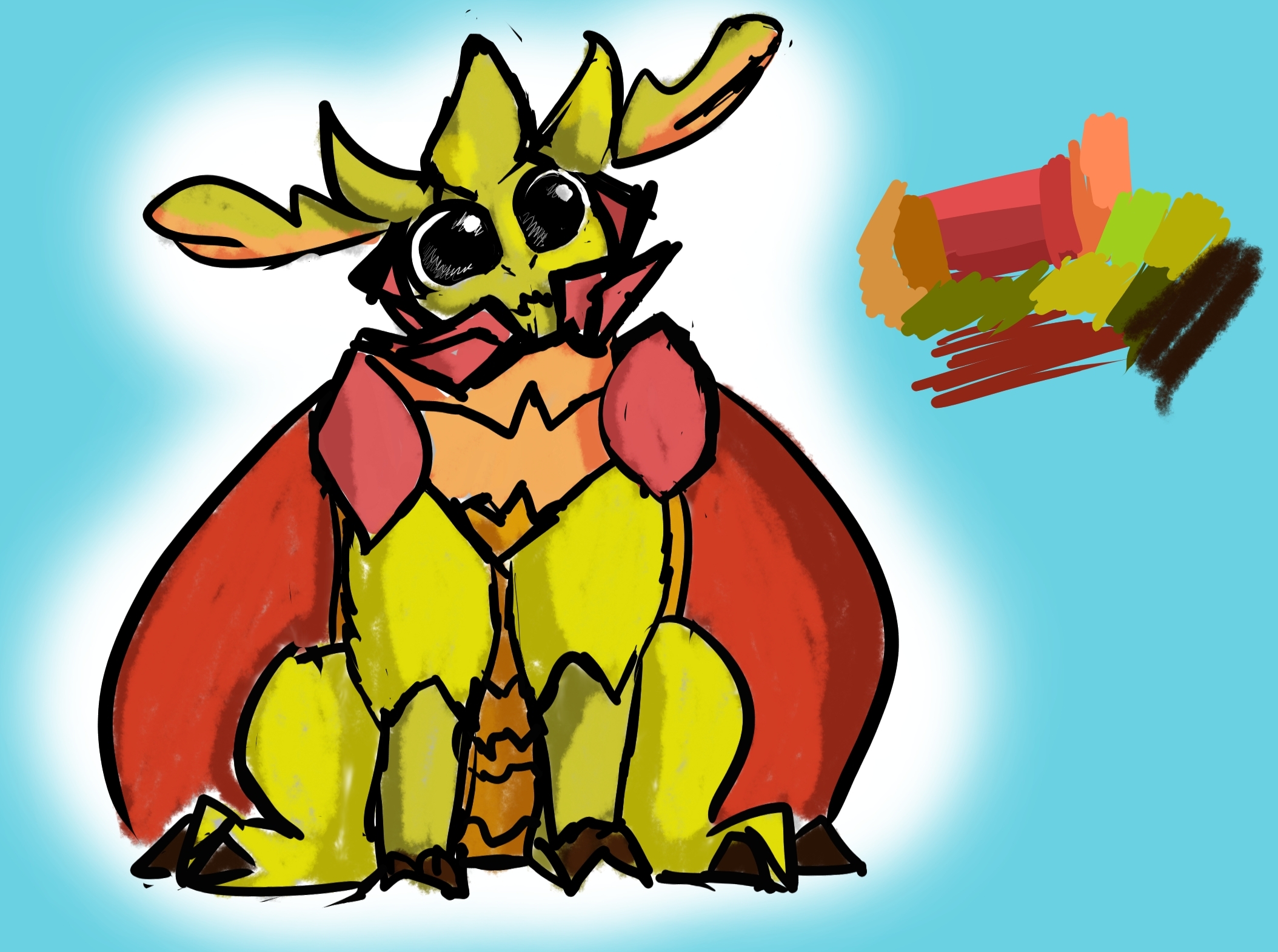 #3509594 - safe, oc, oc only, oc:melong, changedling, changeling, hybrid, yak, changedling oc ...