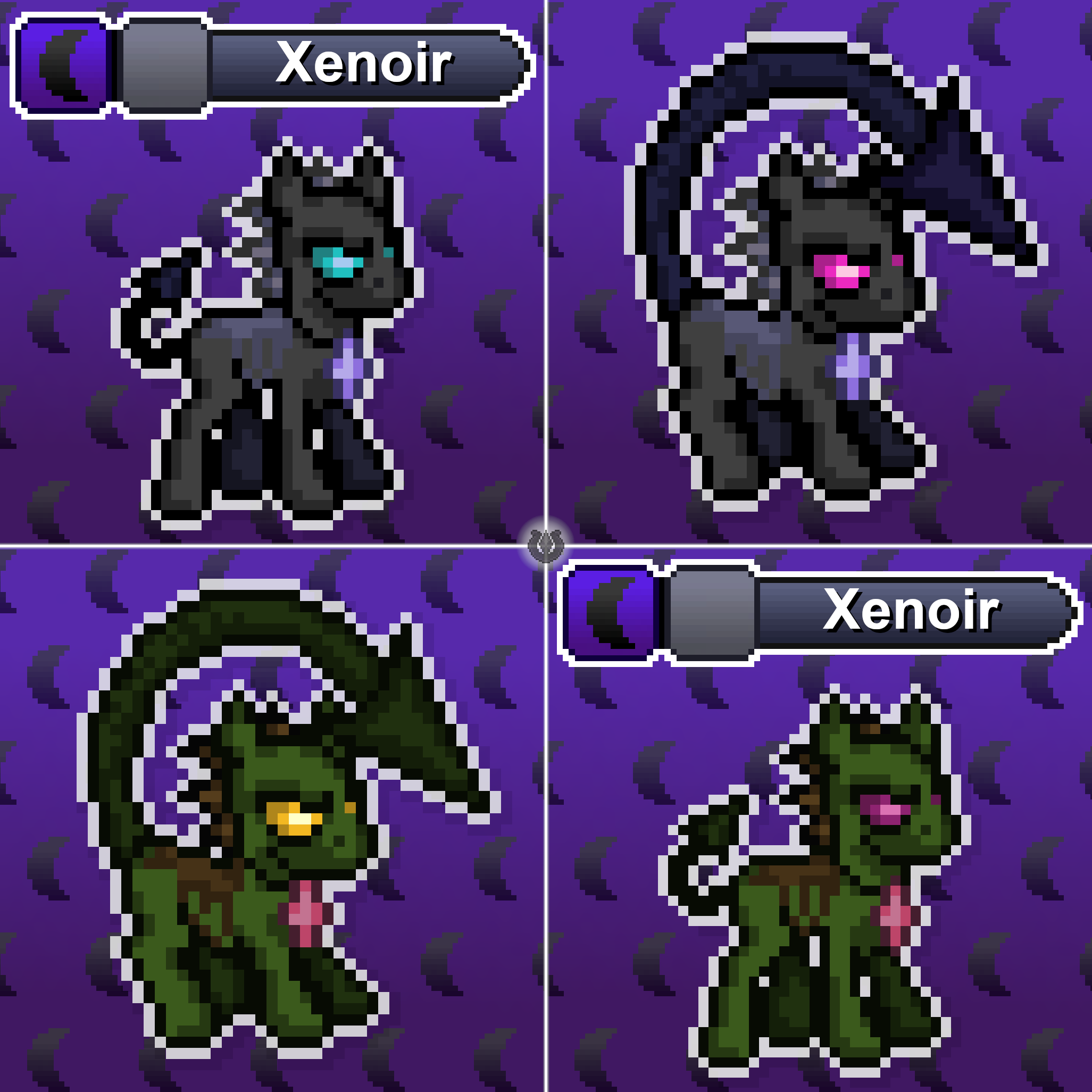 #3510787 - safe, artist:yotesmark, oc, oc only, oc:xenoir, alien ...