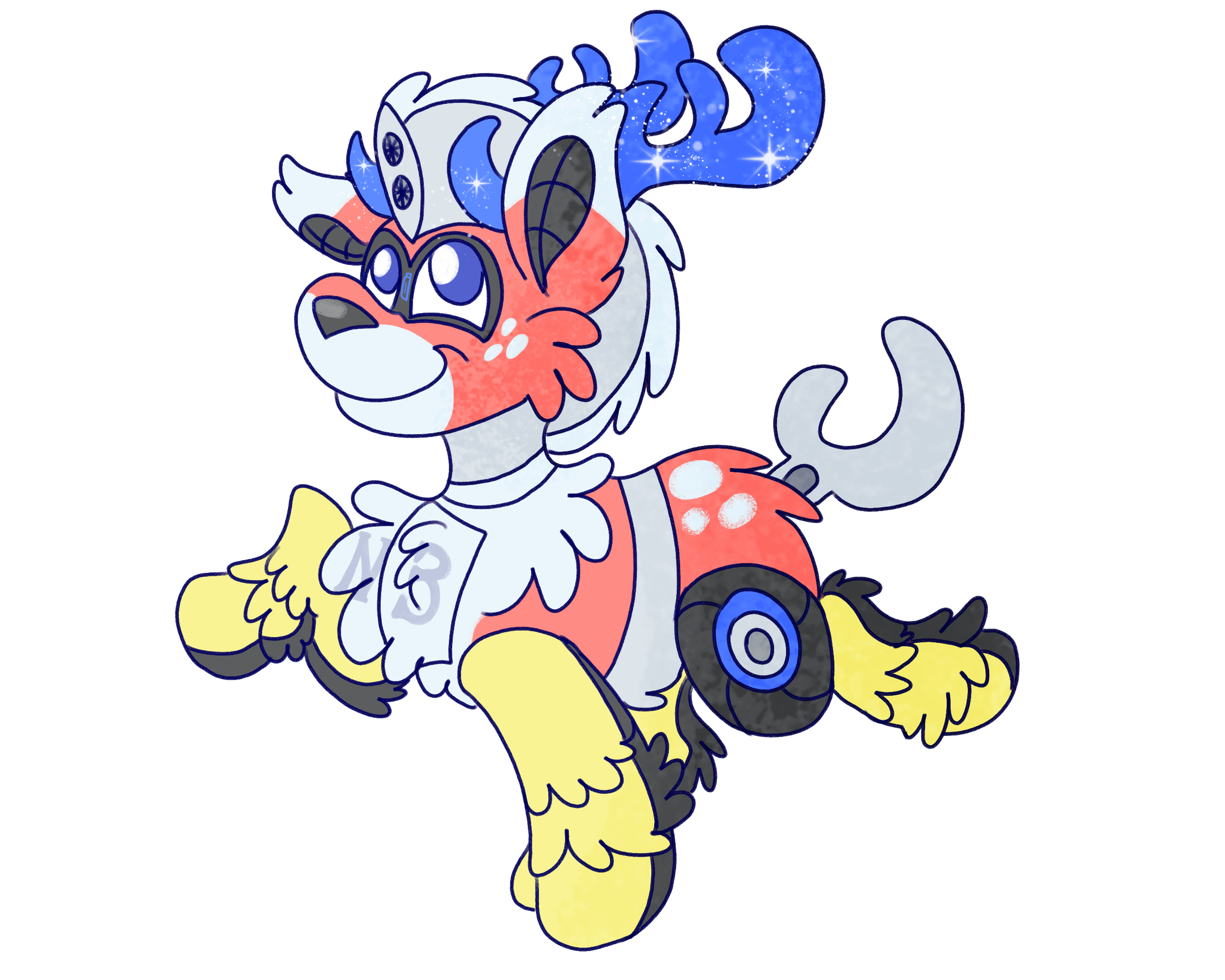 #3511379 - safe, artist:euspuche, oc, oc:trackhead, deer, reindeer ...